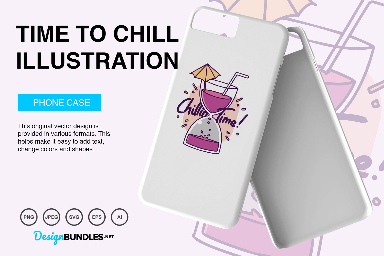 Time To Chill Vector Illustration