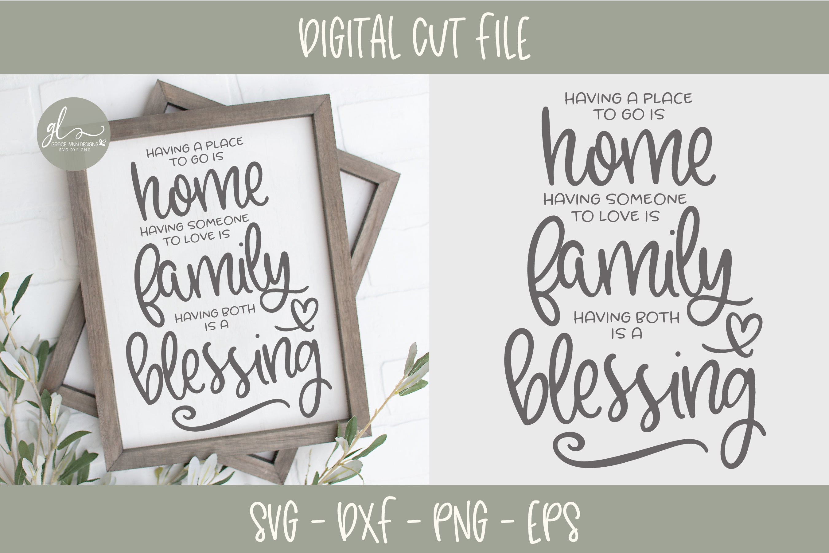 Having A Place To Go Is Home - SVG (295066) | Cut Files | Design Bundles