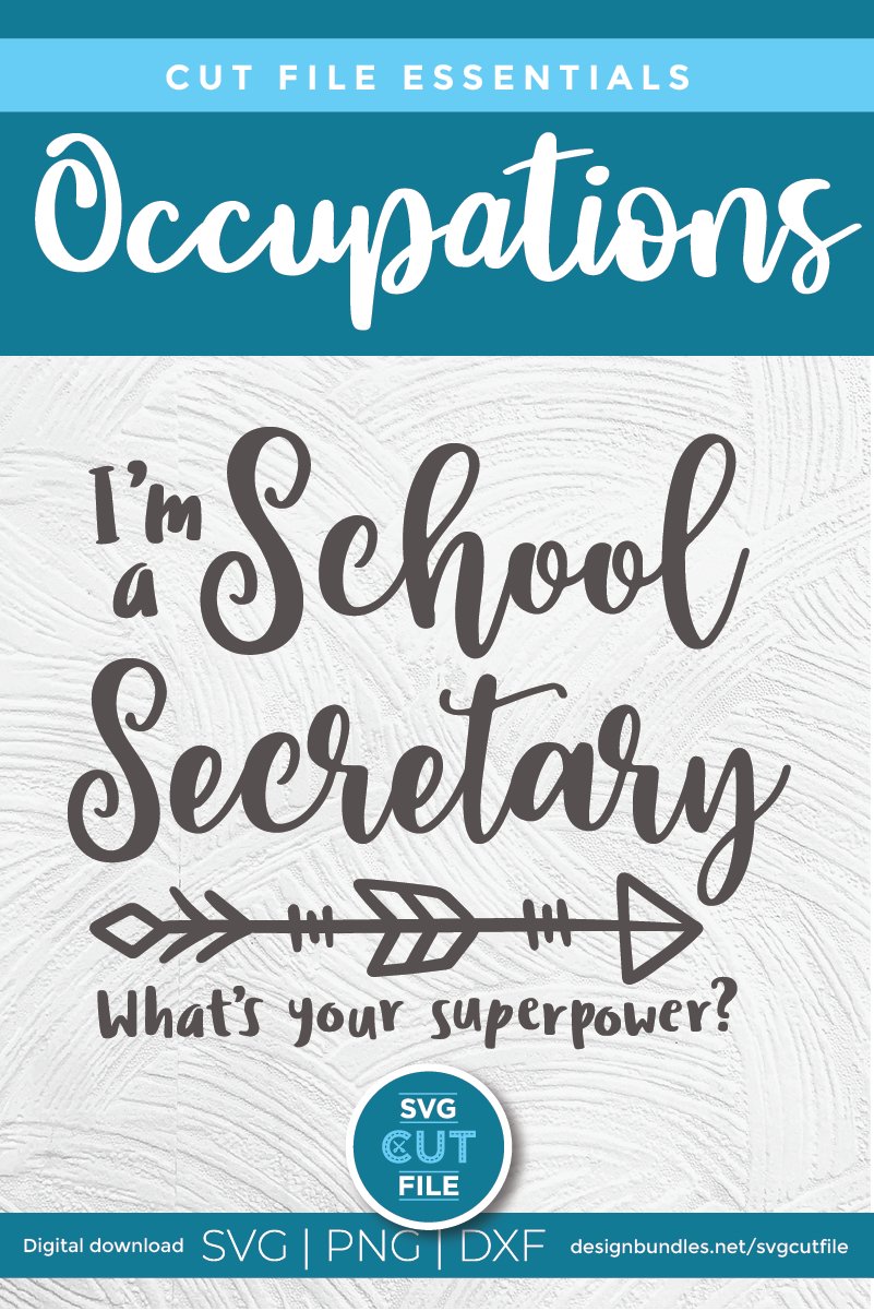 School secretary svg - a secretary svg file for crafters (485772) | Cut ...