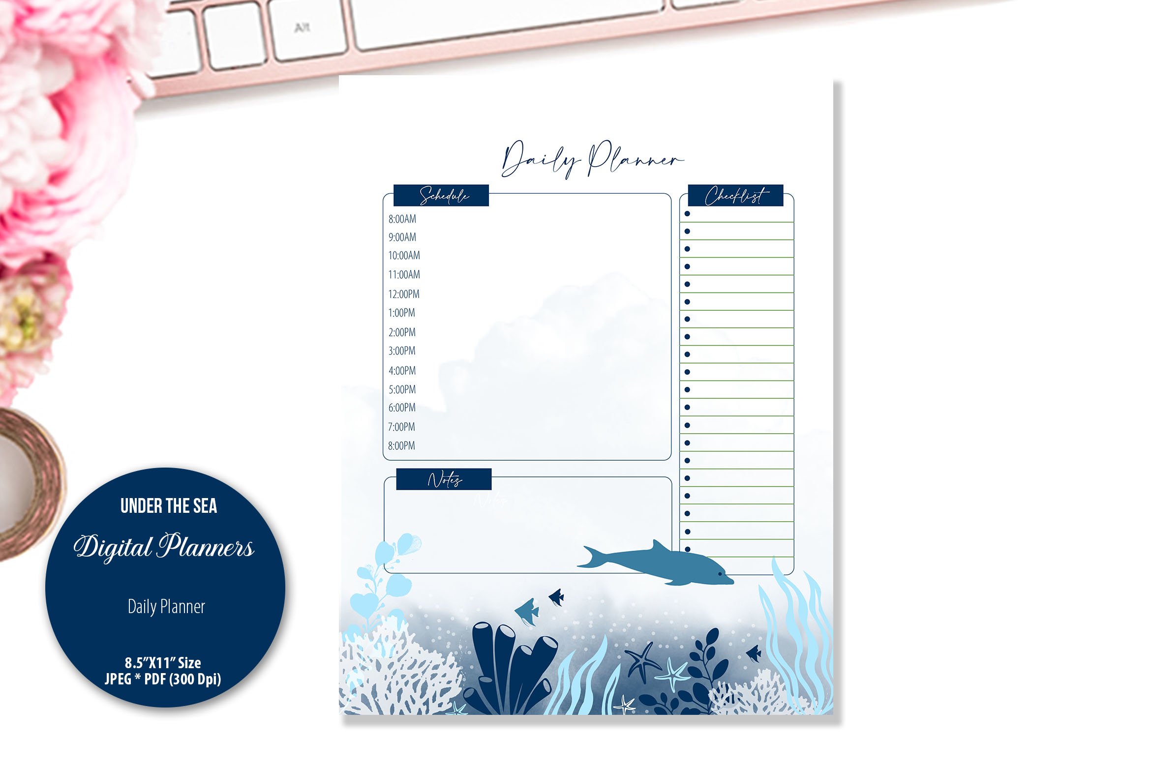Under The Sea Digital Planner