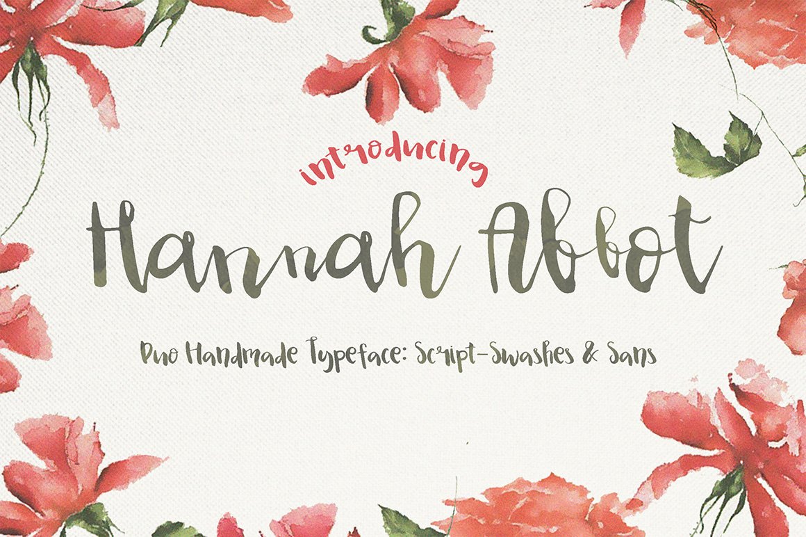 Hannah Abbot (468) | Script | Font Bundles