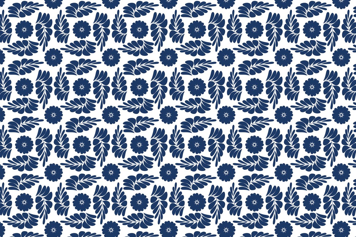 Blue Flower - Patterns Pack