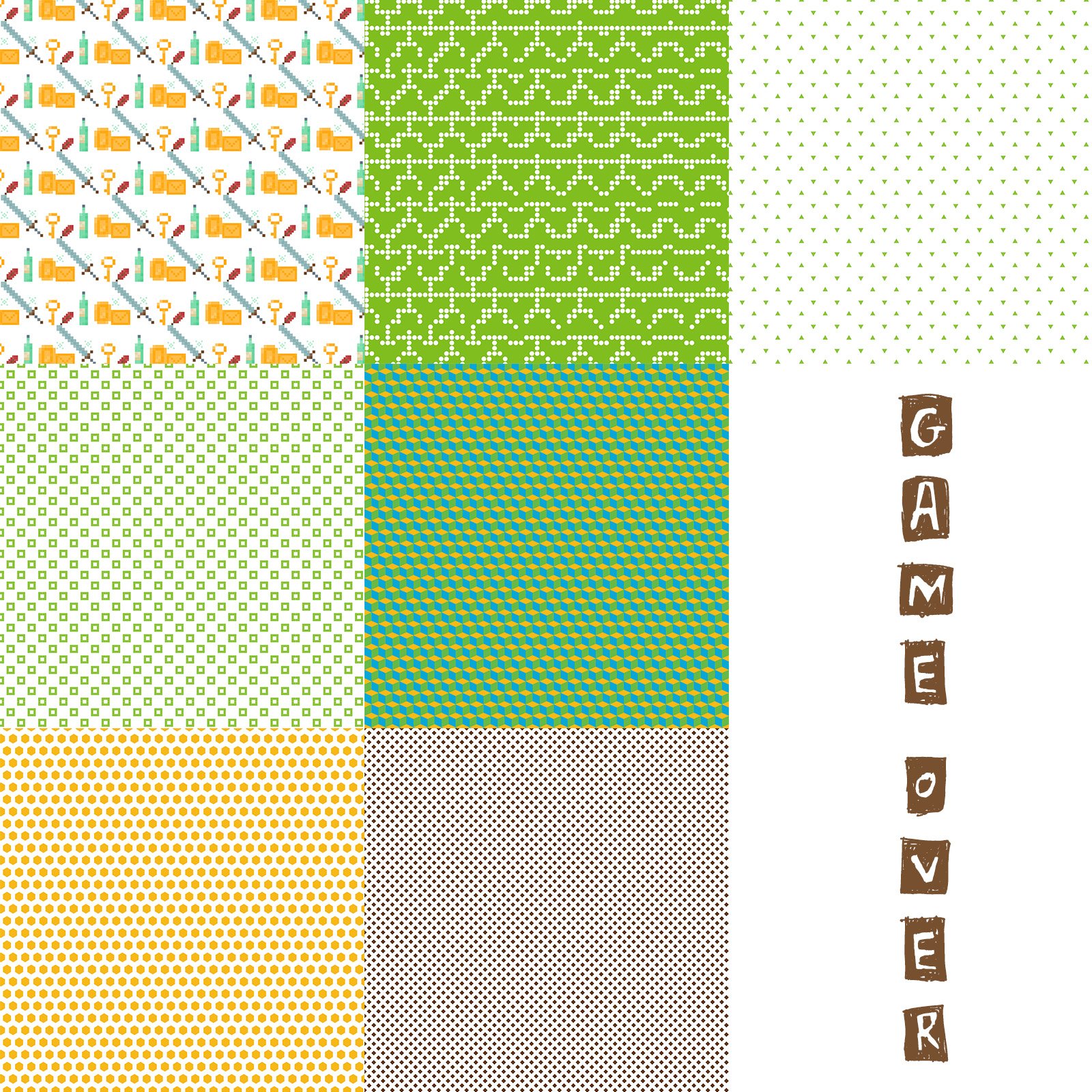 Pixel Arcade Games, digital paper, pixel patterns, wrapping (77139 ...