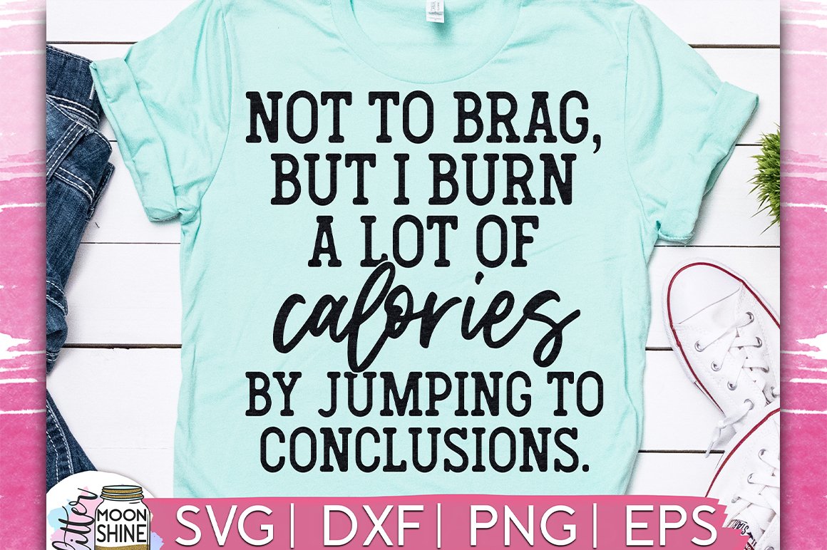 Jumping To Conclusions SVG DXF PNG EPS (695017) | SVGs | Design Bundles