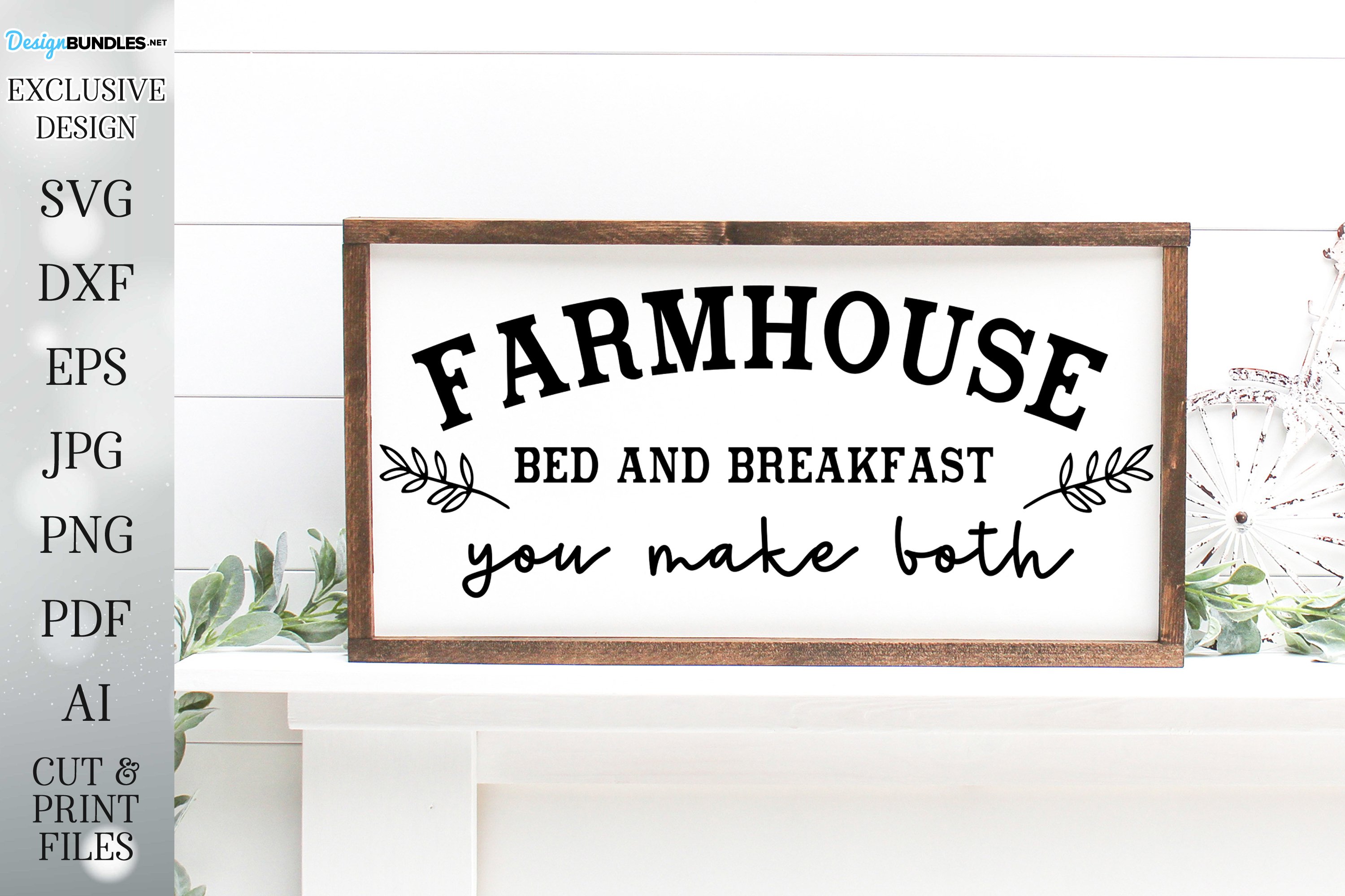 Farmhouse Bed and Breakfast - Sign