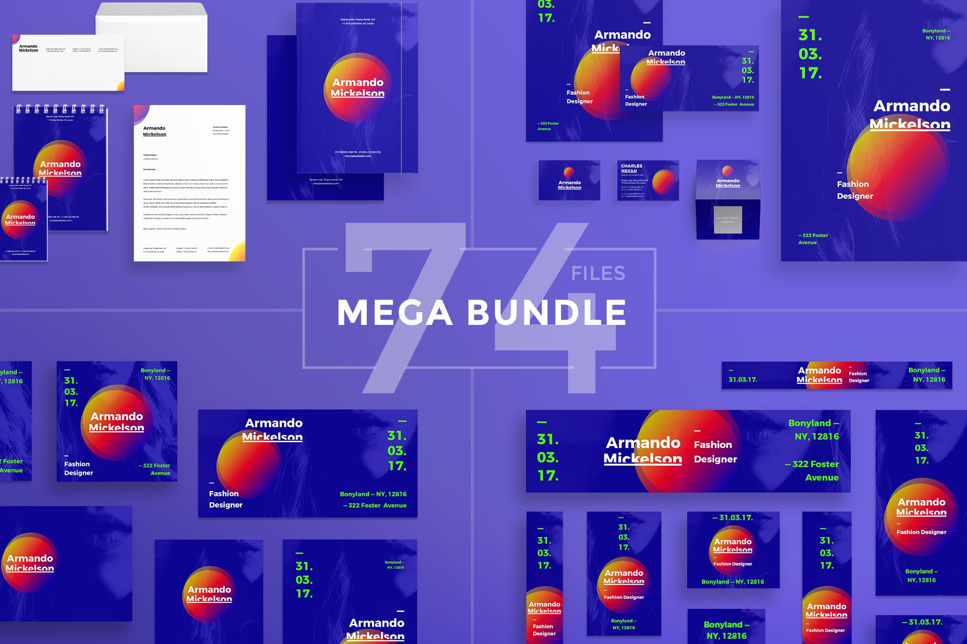 Fashion Designer Design Templates Bundle (119899) | Customizable ...