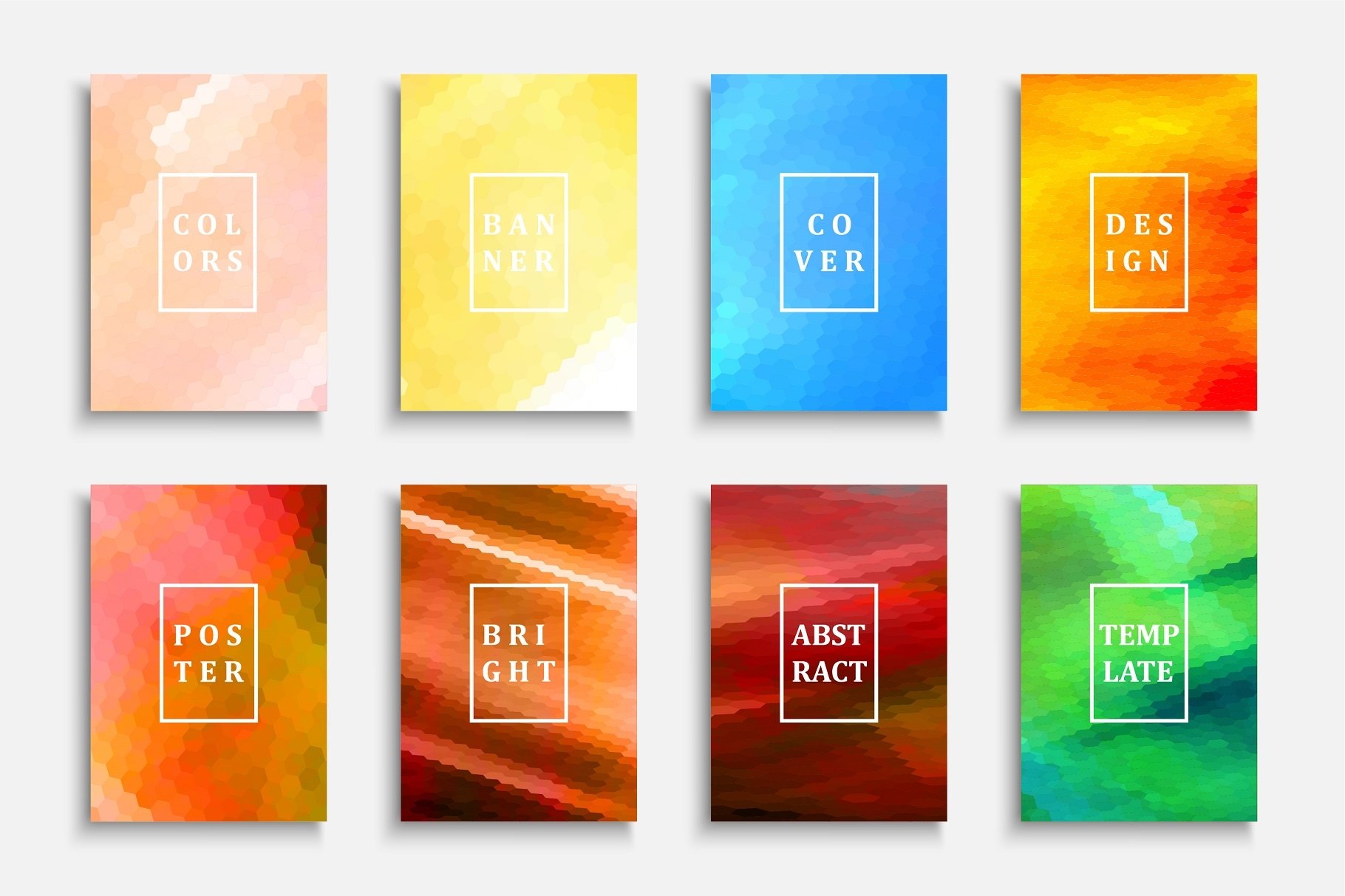 Set of bright colorful posters (1279237) | Flyers | Design Bundles Set of bright colorful posters (1279237) | Flyers | Design Bundles