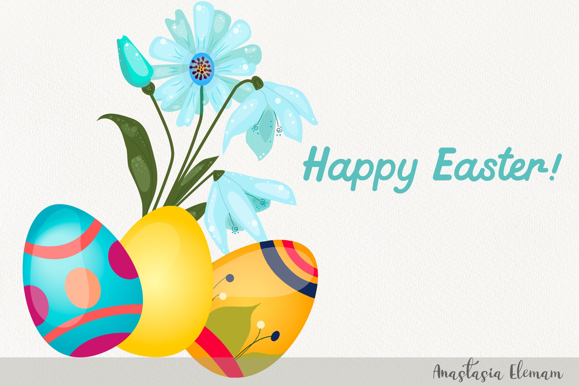 Easter egg hunt with cute bunny vector clipart eps png svg (476925 ...