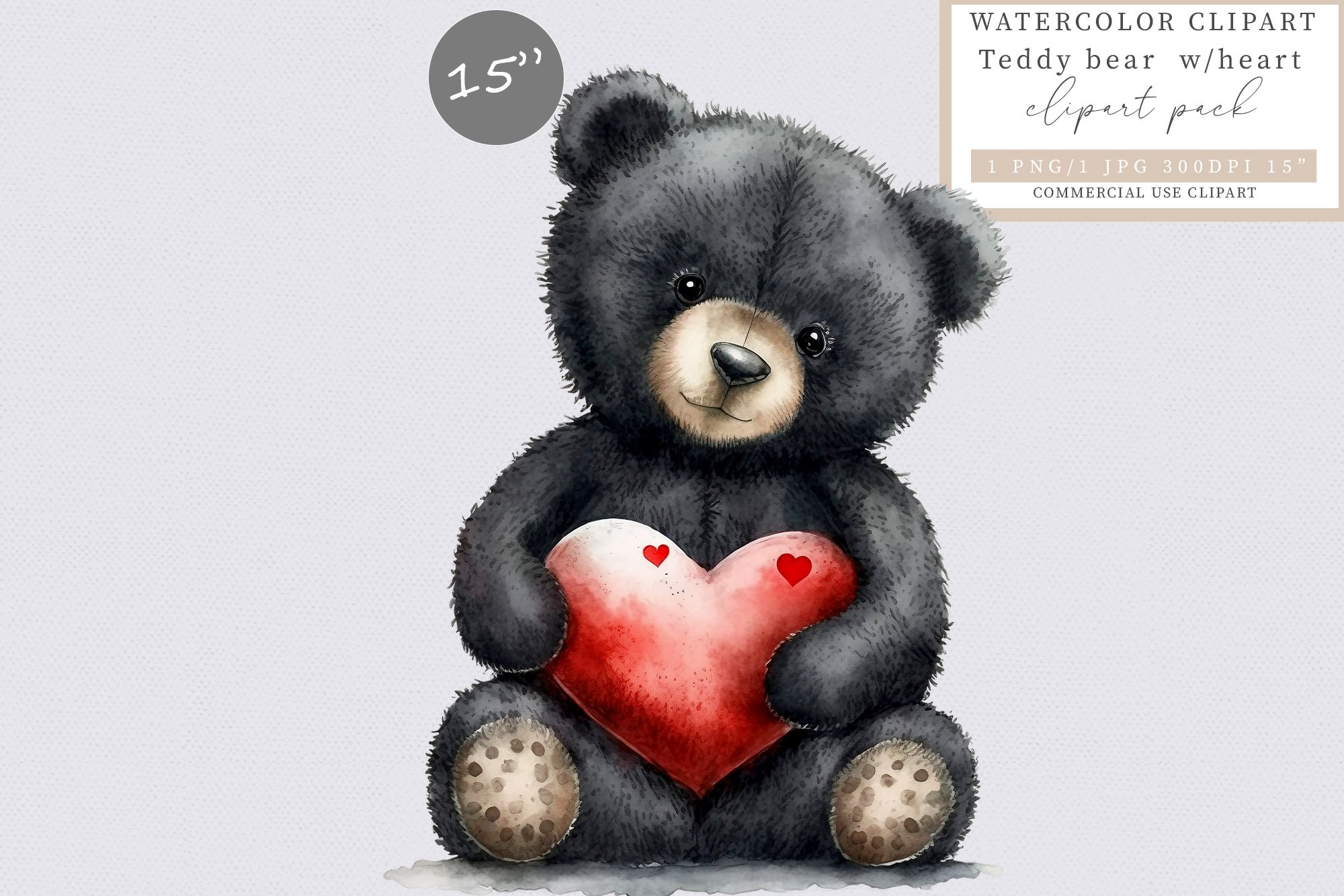 Teddy Bear With Heart Clipart
