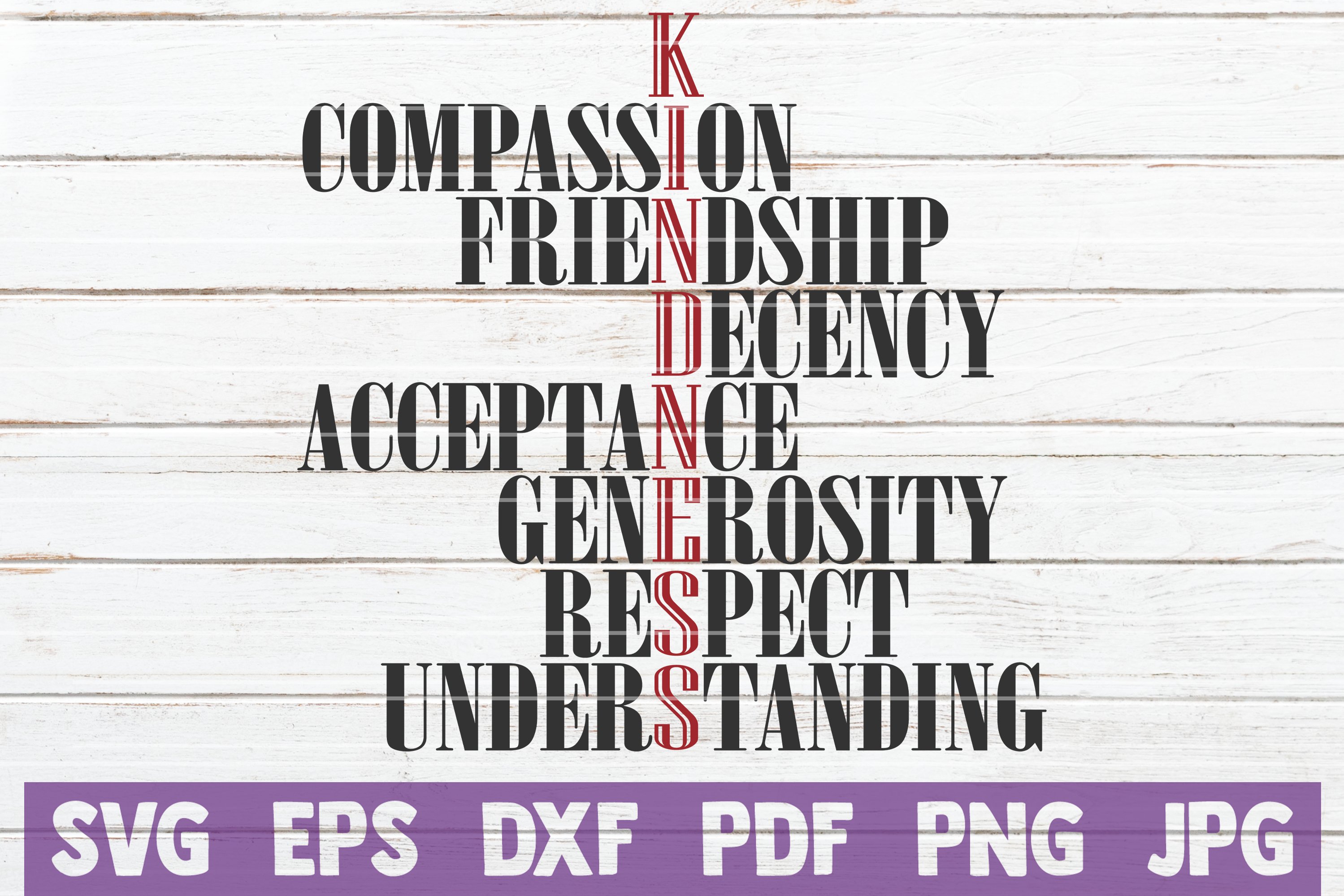 Kindness (1187982) | SVGs | Design Bundles