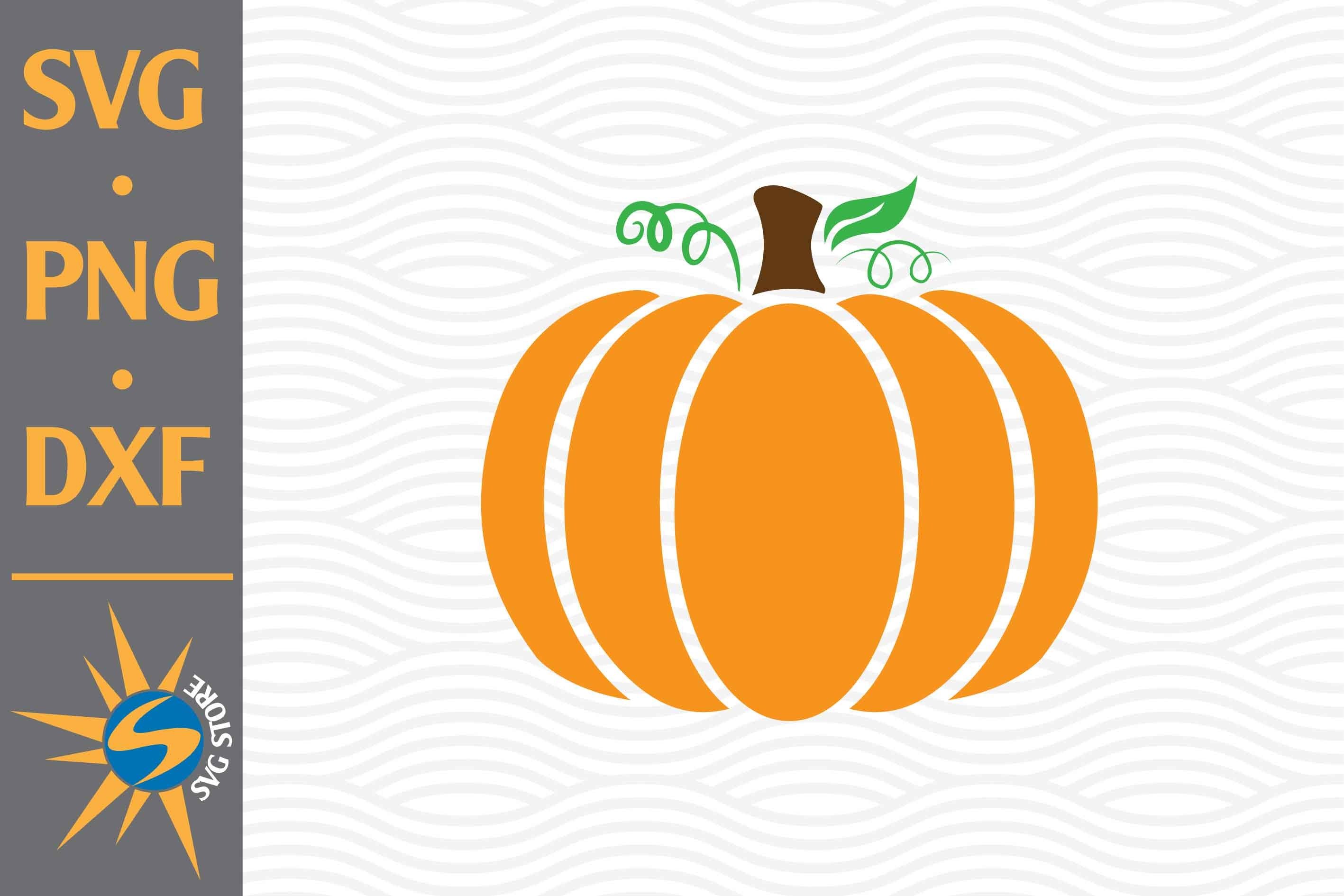 Pumpkin SVG, PNG, DXF Digital Files Include (918600)