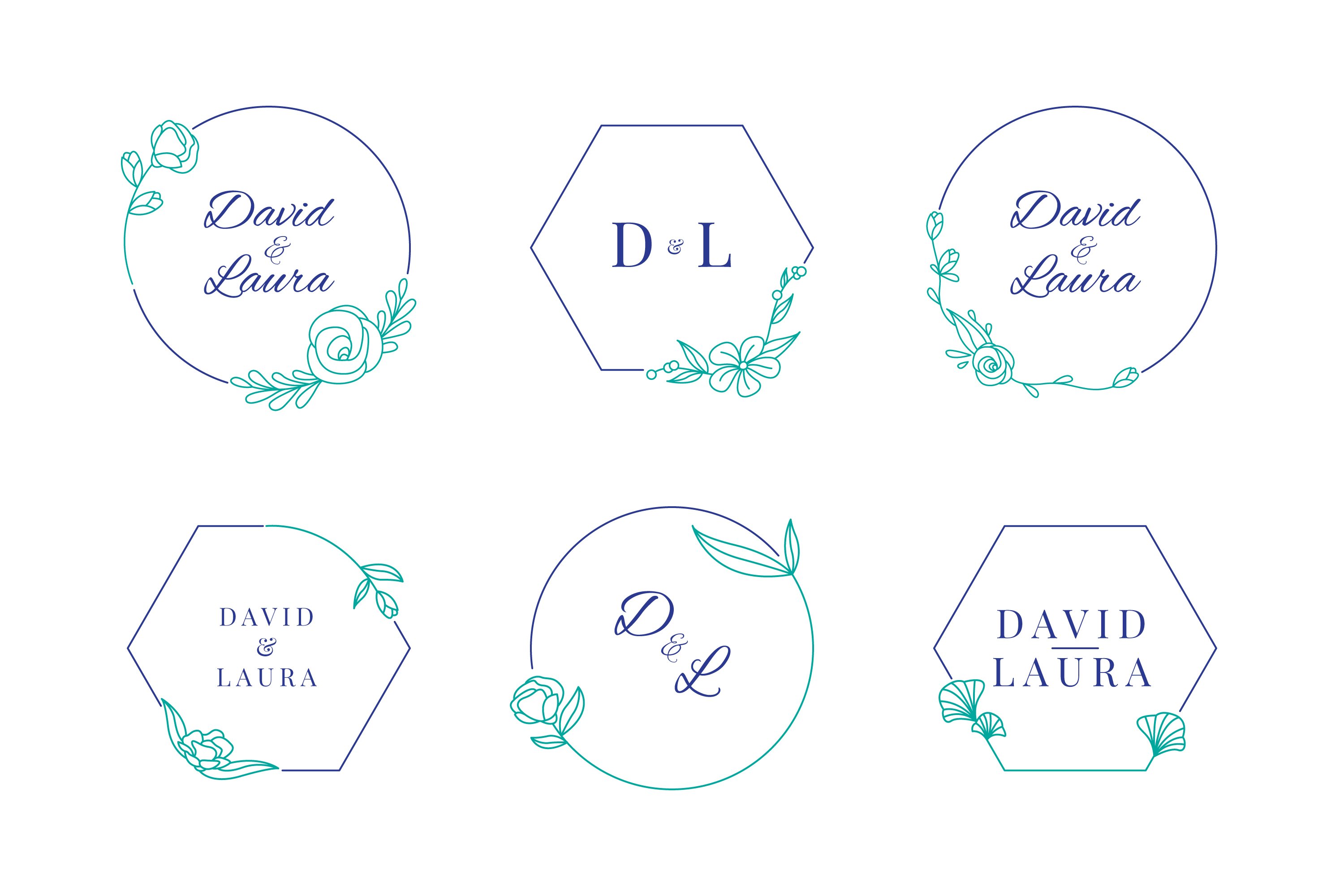 Wedding Monogram Logos