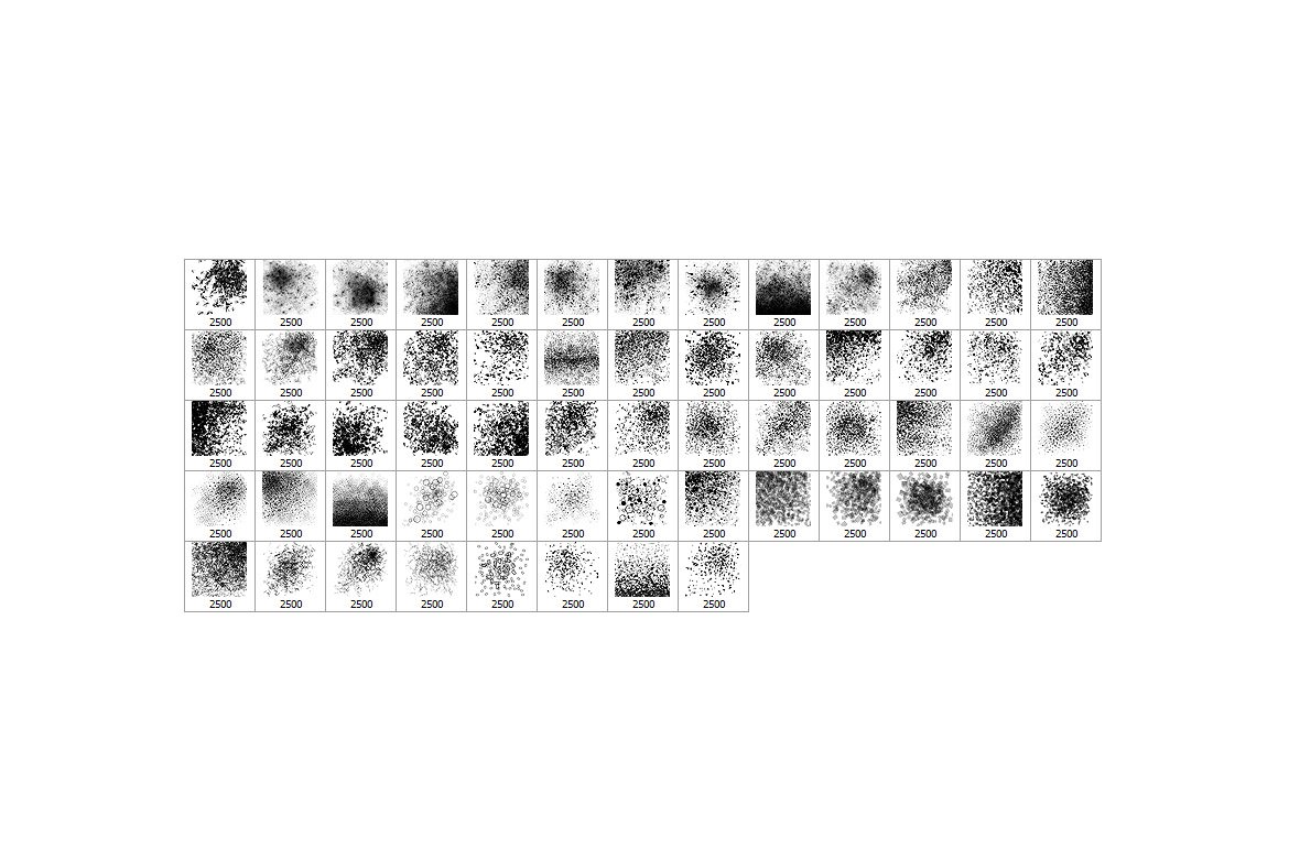 Dispersion Photoshop Stamp Brushes (543025) | Brushes | Design Bundles