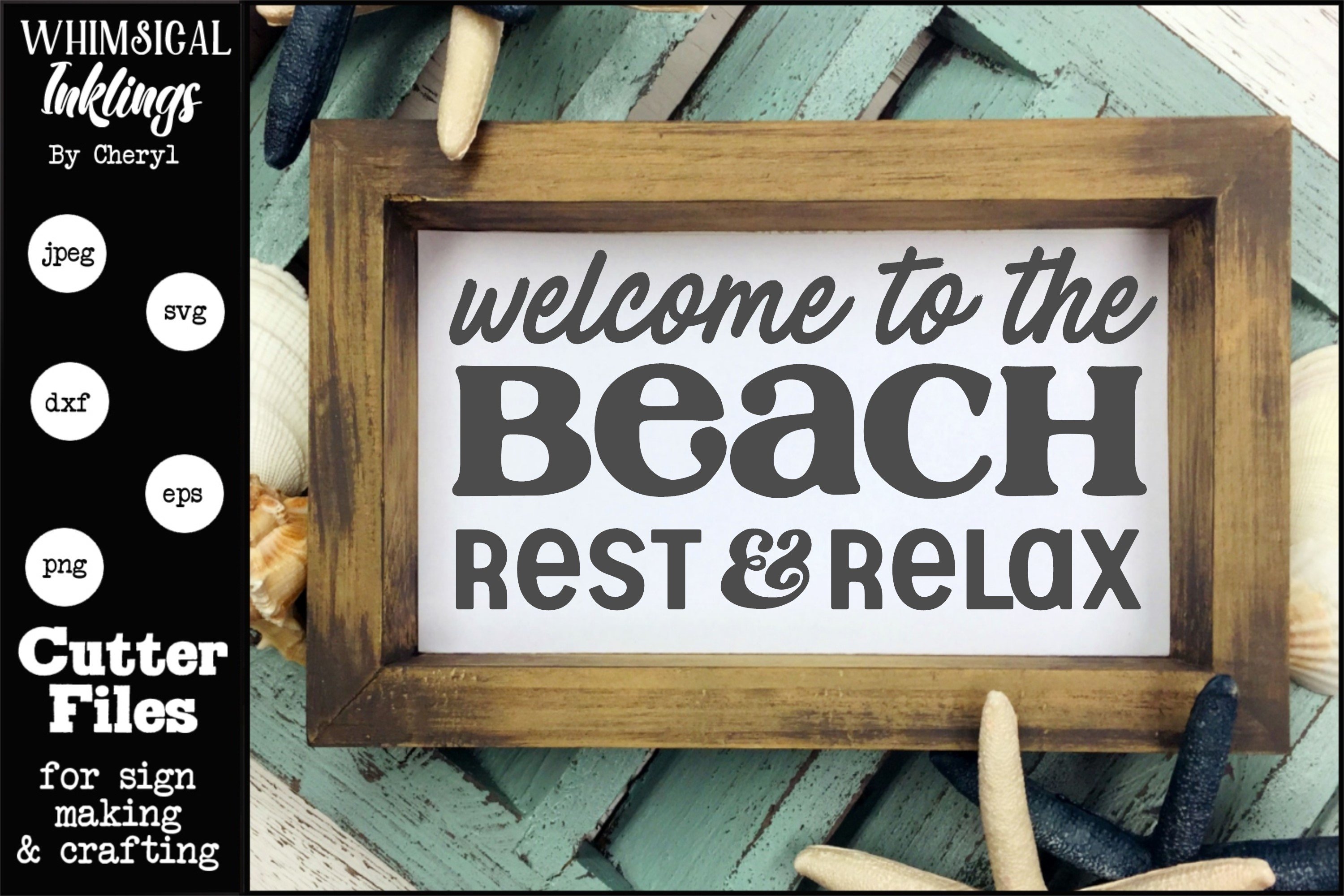Welcome To The Beach SVG (676985) | Cut Files | Design Bundles