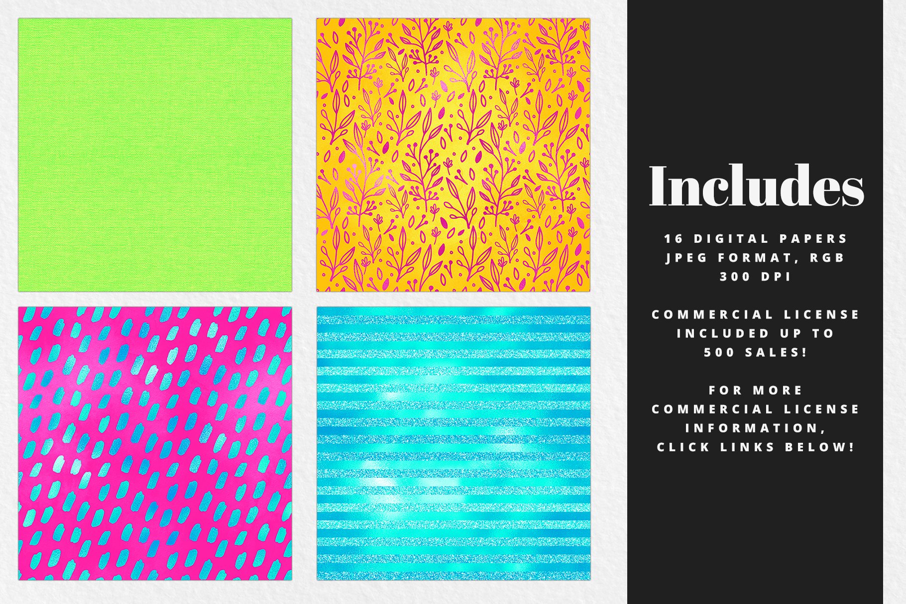 Highlighter Digital Paper Pack