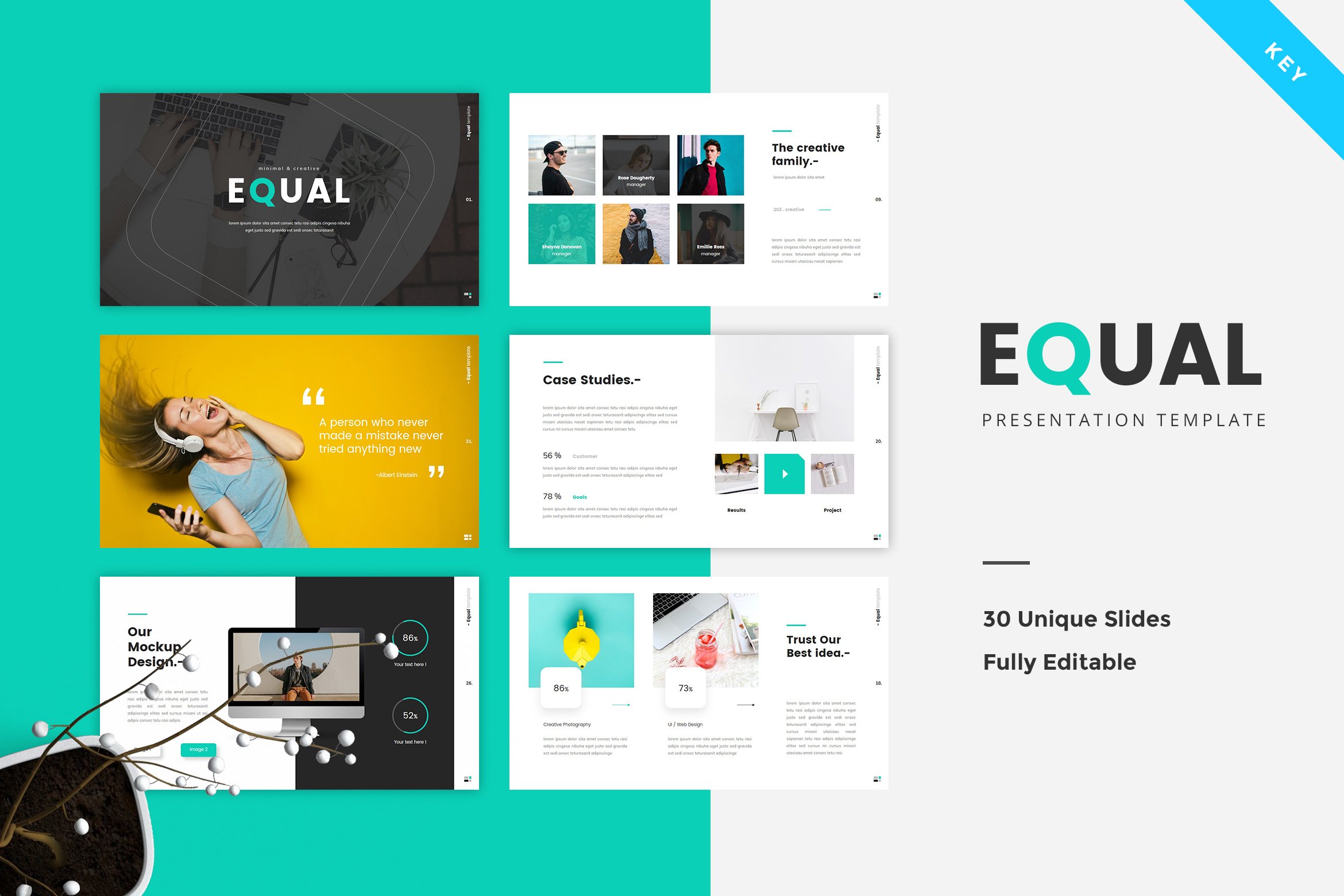 Equal - Minimal Keynote Template (756093) | Presentation Templates ...
