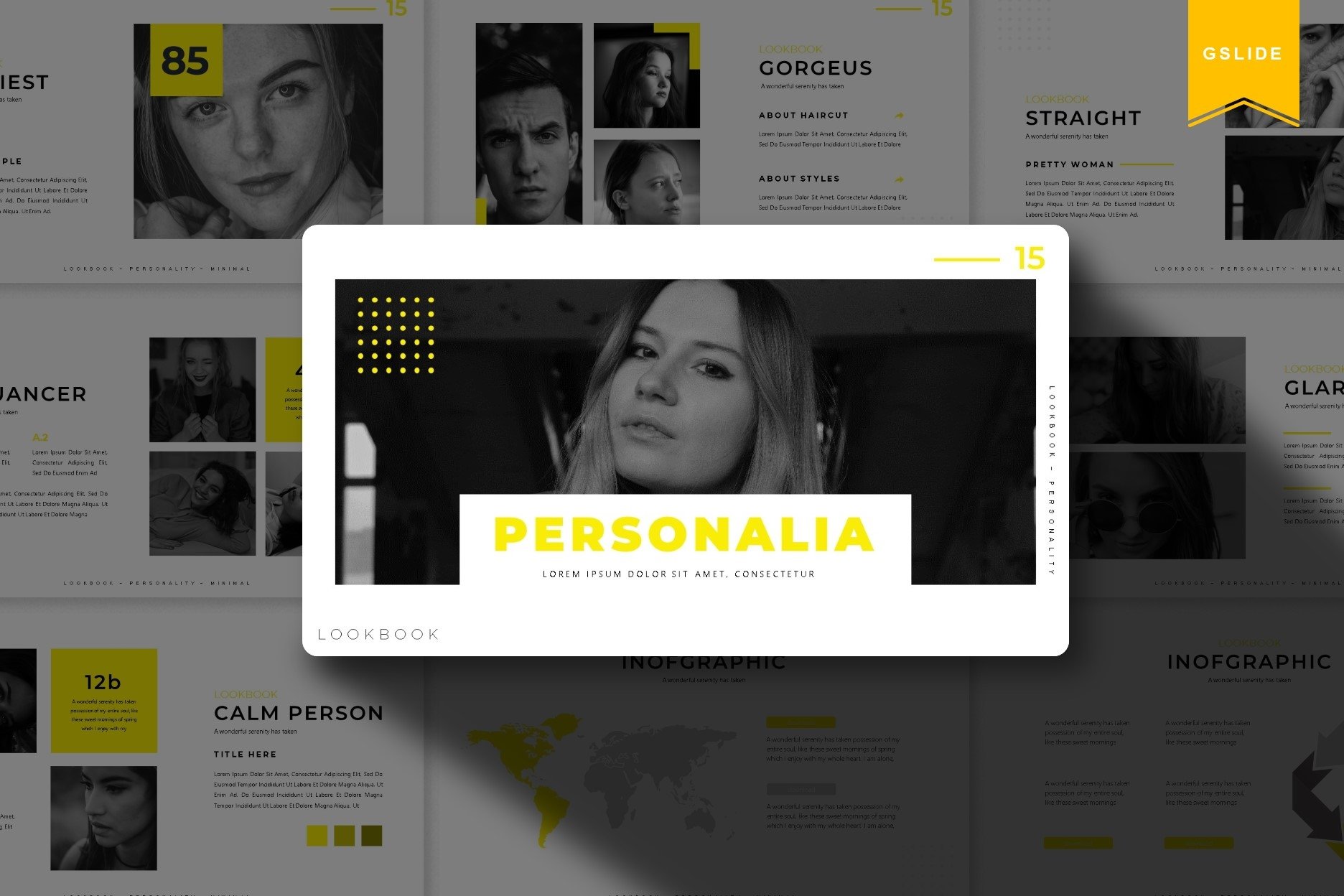 Persona lia | Google Slides Template (791967) | Google Slides | Design ...