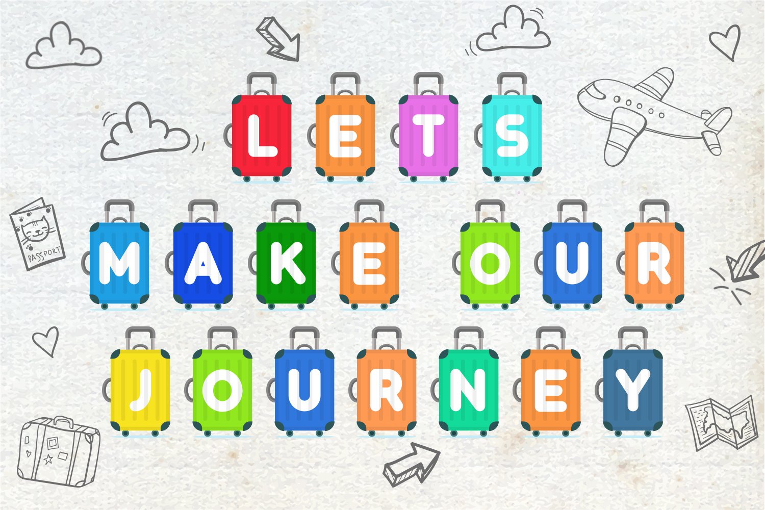 Travel Bag Alphabet Set