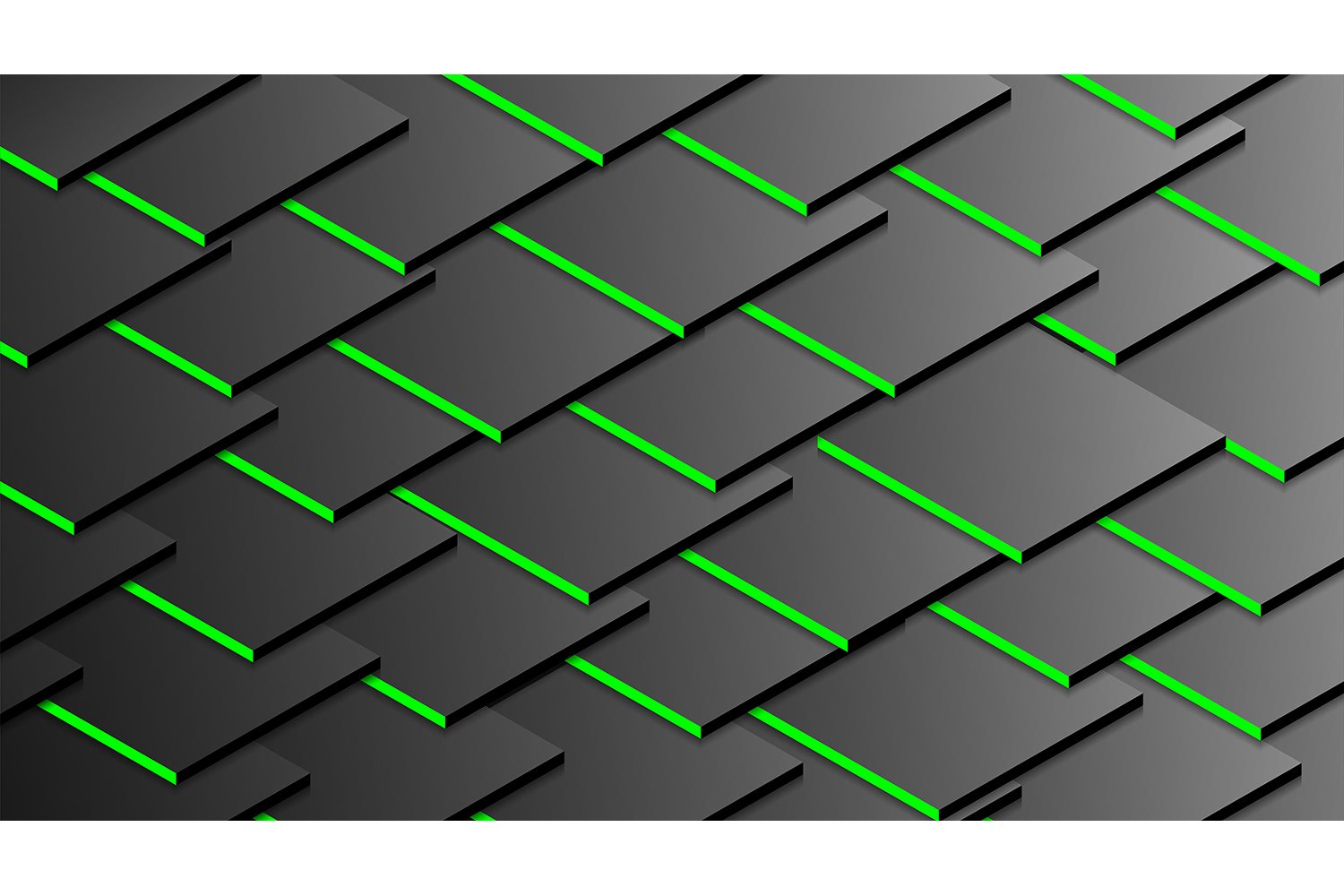 Vector image of green shadow from a stacked cube background (726381 ...