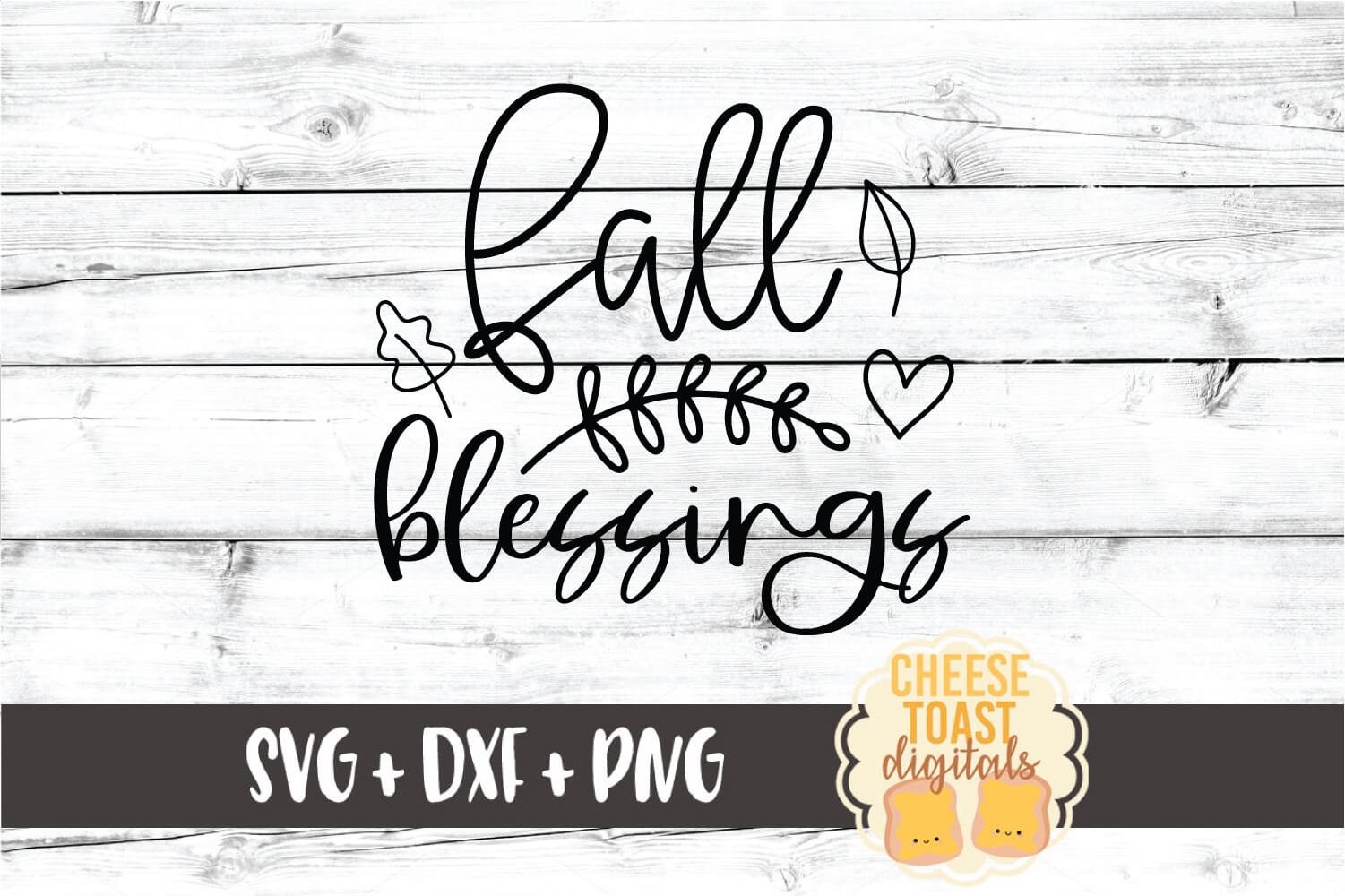 Fall Blessings - Fall Sign SVG PNG DXF Cut Files (351637) | Cut Files ...
