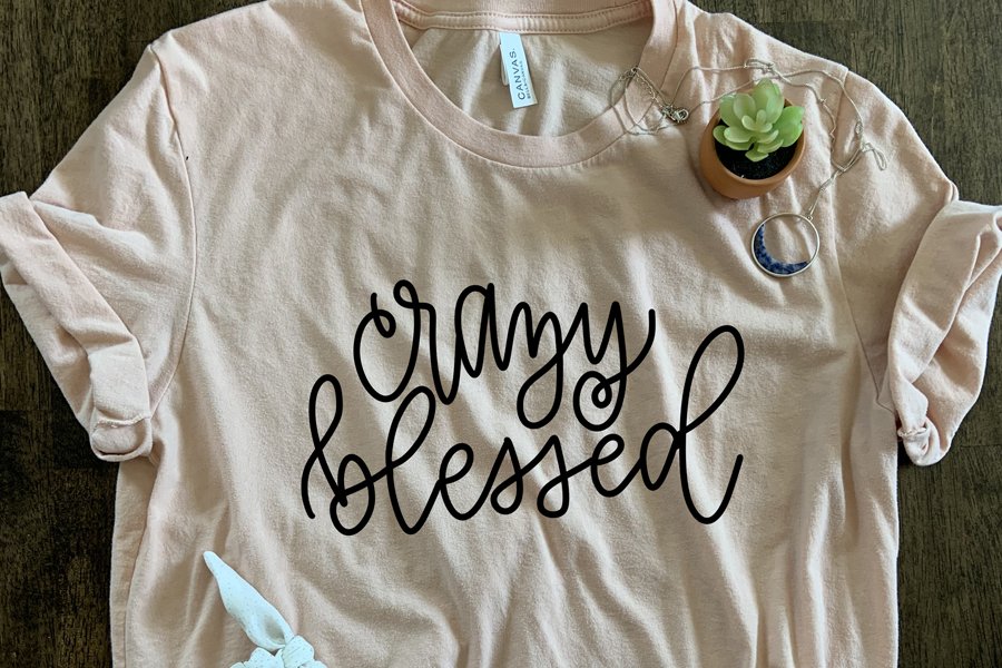 Crazy Blessed SVG//cut file//SVG//PNG//Hand Drawn (561084) | Cut Files ...