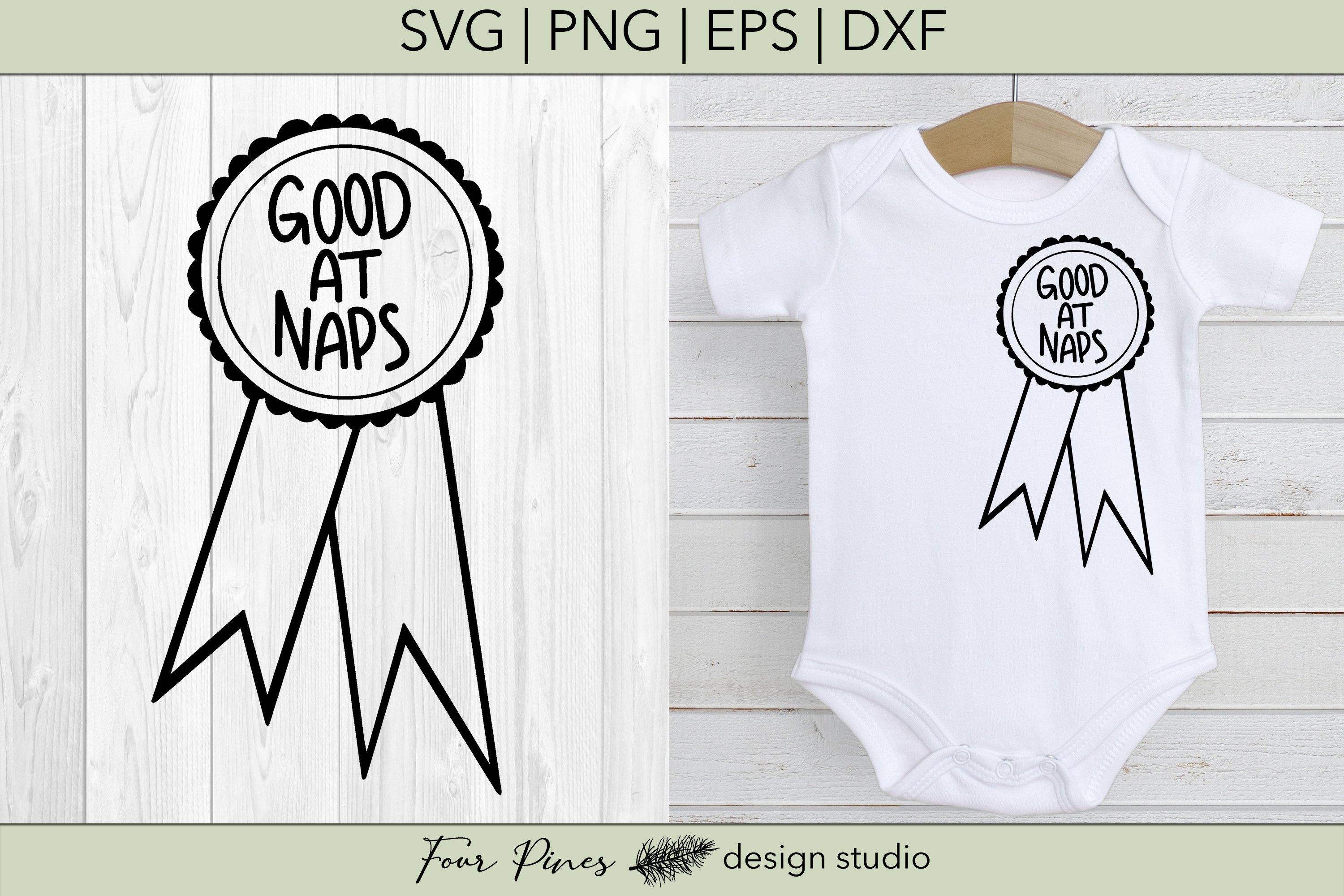Good At Naps Award Ribbon - Cut File SVG png eps dxf