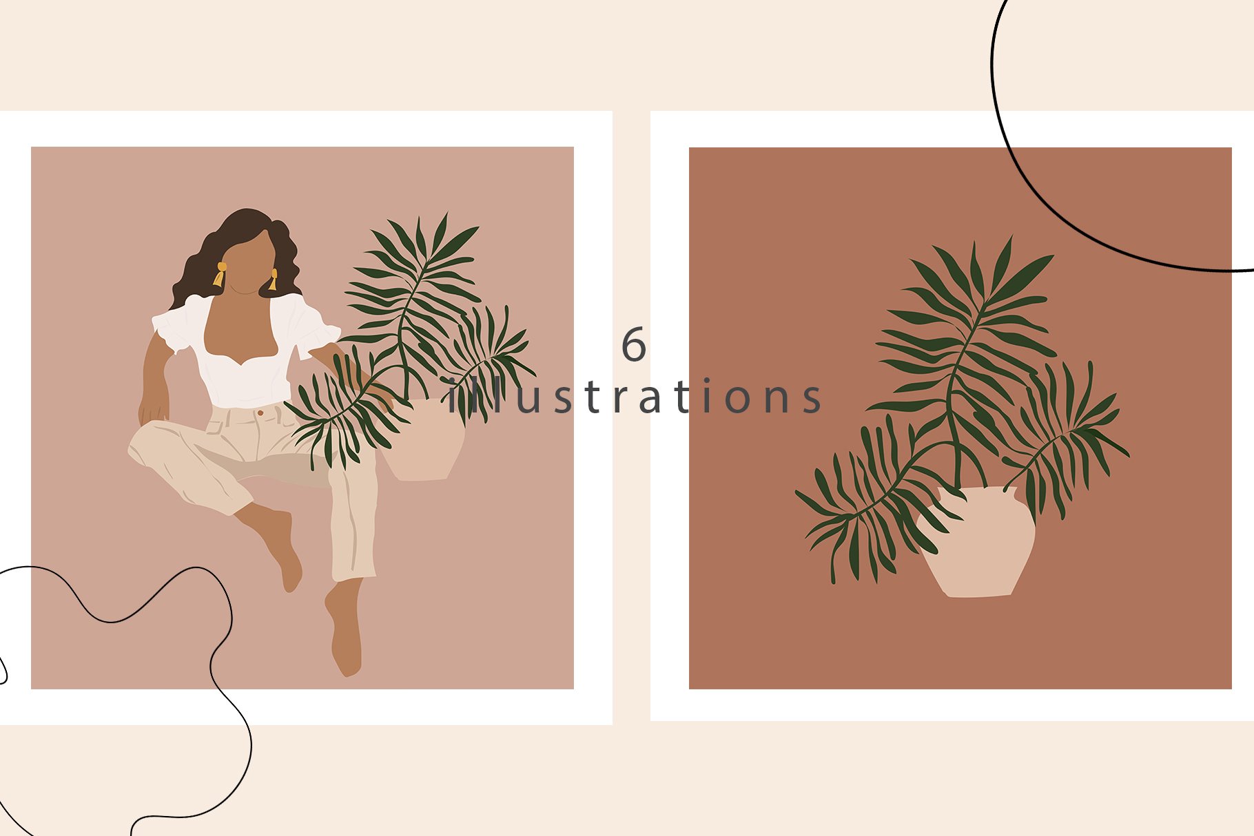 Modern Art Print (301240) | Illustrations | Design Bundles