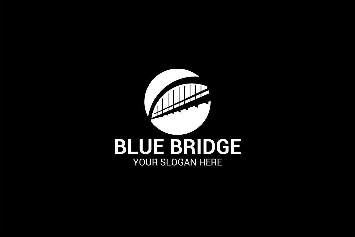 blue bridge logo (420530) | Logos | Design Bundles
