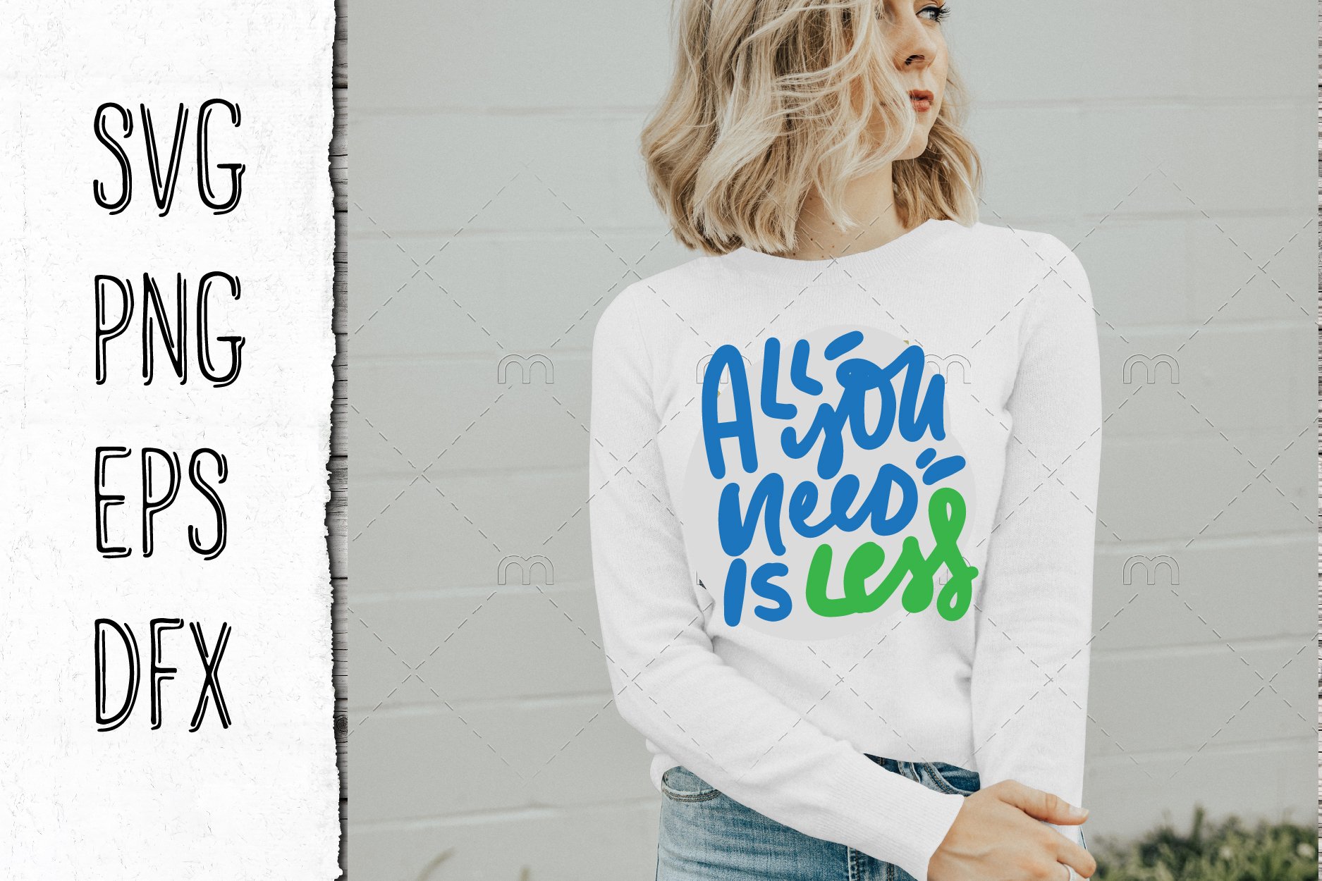 All you need is less. Zero waste SVG (1324029) | SVGs | Design Bundles