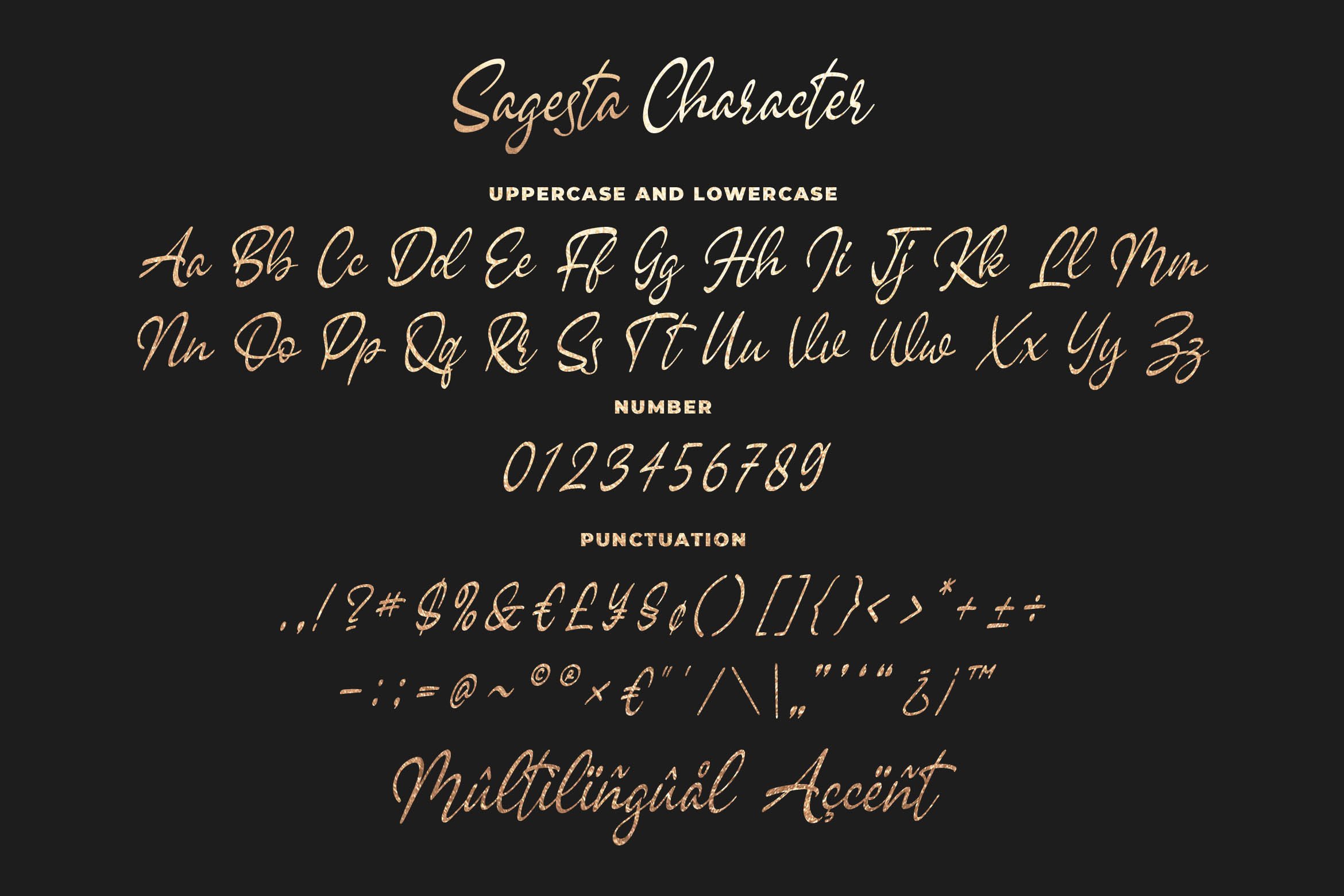 Sagesta - Luxury Script Font (413074) | Script | Font Bundles