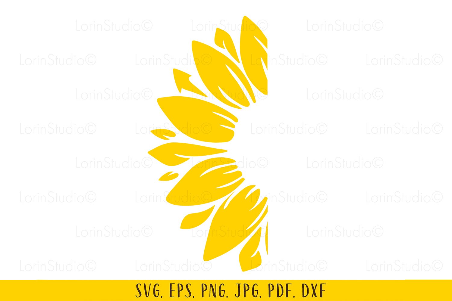 Sunflower bundle svg Sunflower cut files Sunflower frame (813959 ...
