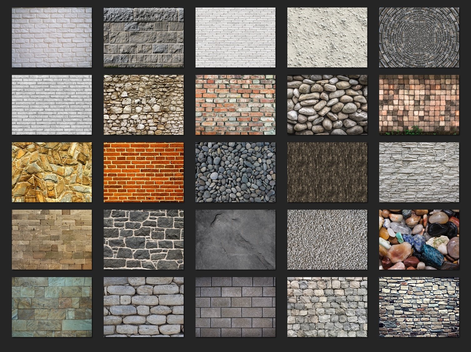 200 STONE WALL PHOTOSHOP OVERLAYS, BACKDROPS, BACKGROUNDS (531306 ...