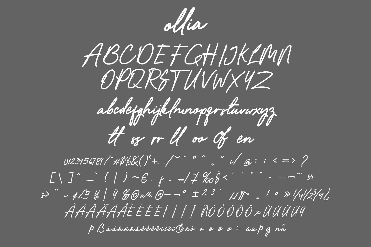 Ollia - Simple Signature Font (535185) | Script | Font Bundles