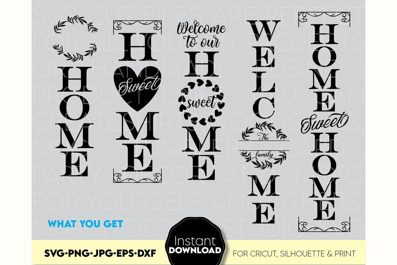 Porch Sign SVG Front Door Decor SVG Welcome Sign SVG (1187104) | Cut ...