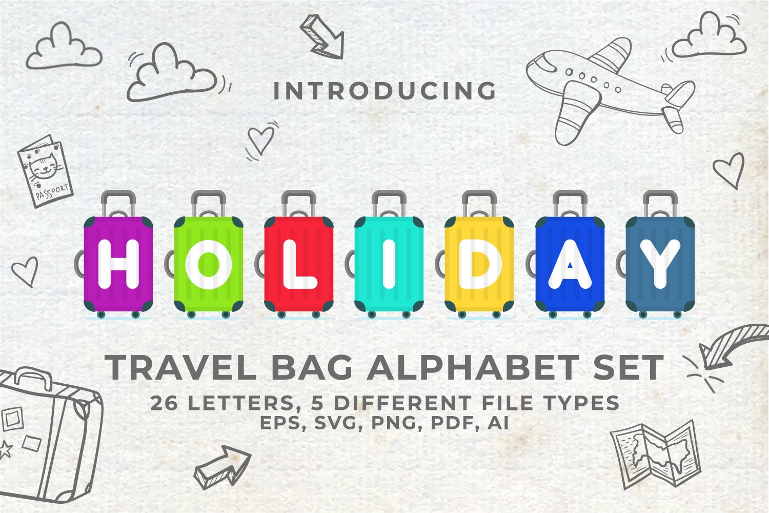 Travel Bag Alphabet Set