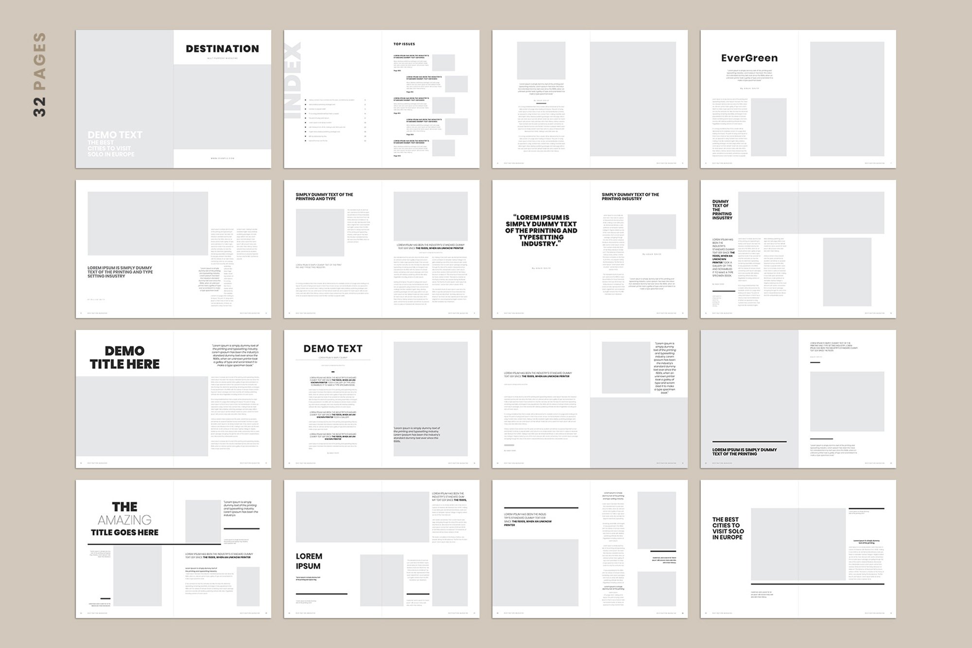 Destination Magazine (659360) | Magazines | Design Bundles