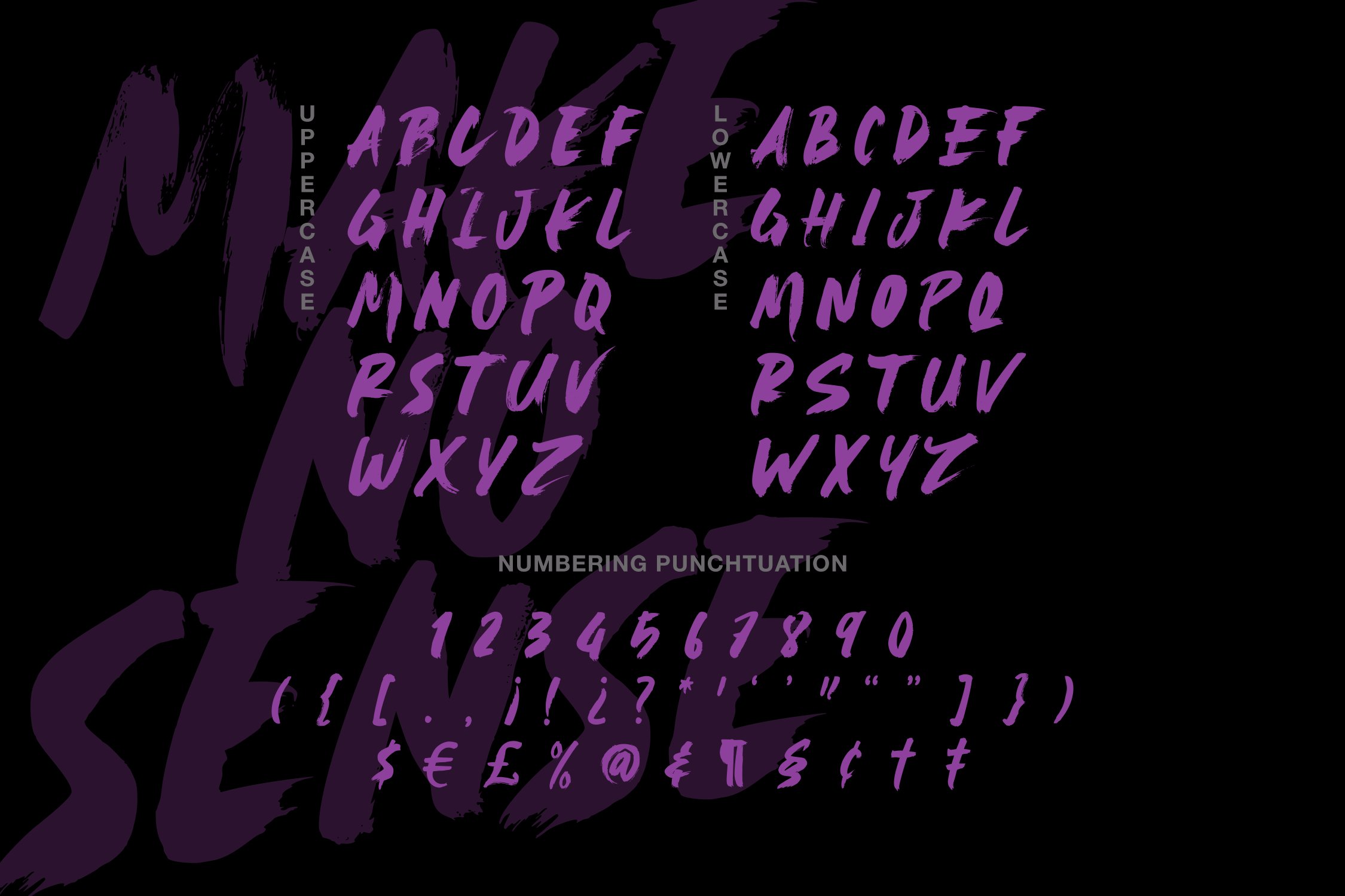 Make no Sense (1017777) | Brush | Font Bundles