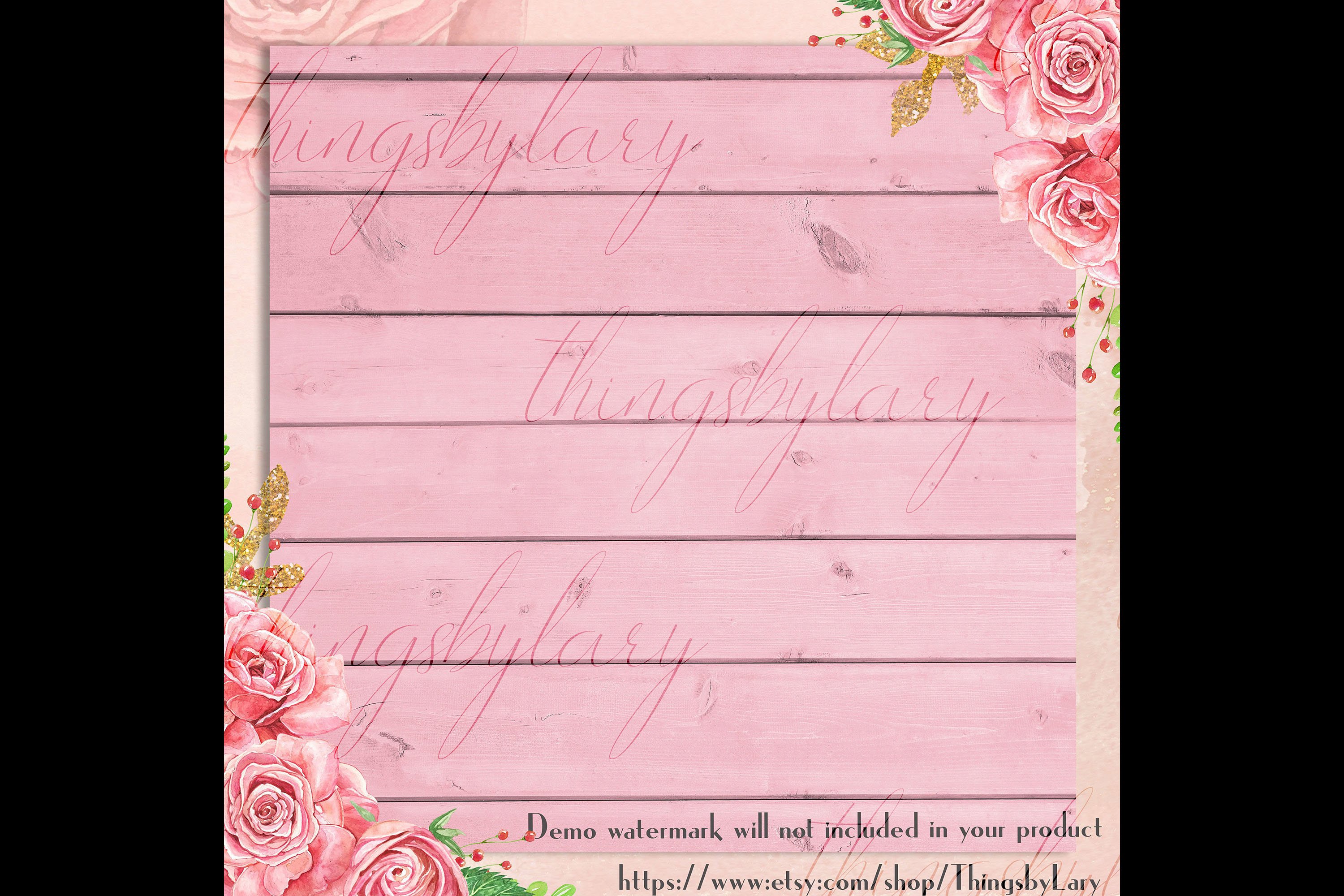 16 Rose Quartz Wood Texture Digital Papers, Barn Wood Papers (135792 ...