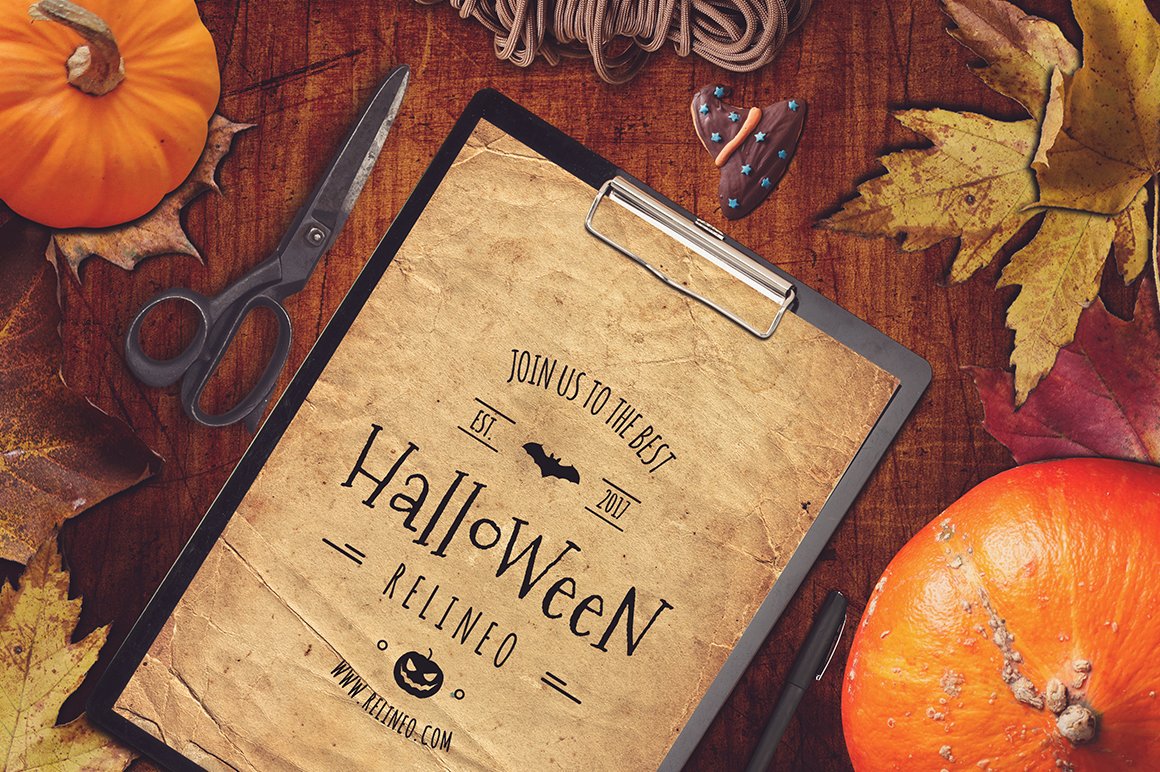Halloween Mock-up #2 (54611) | Mockups | Design Bundles
