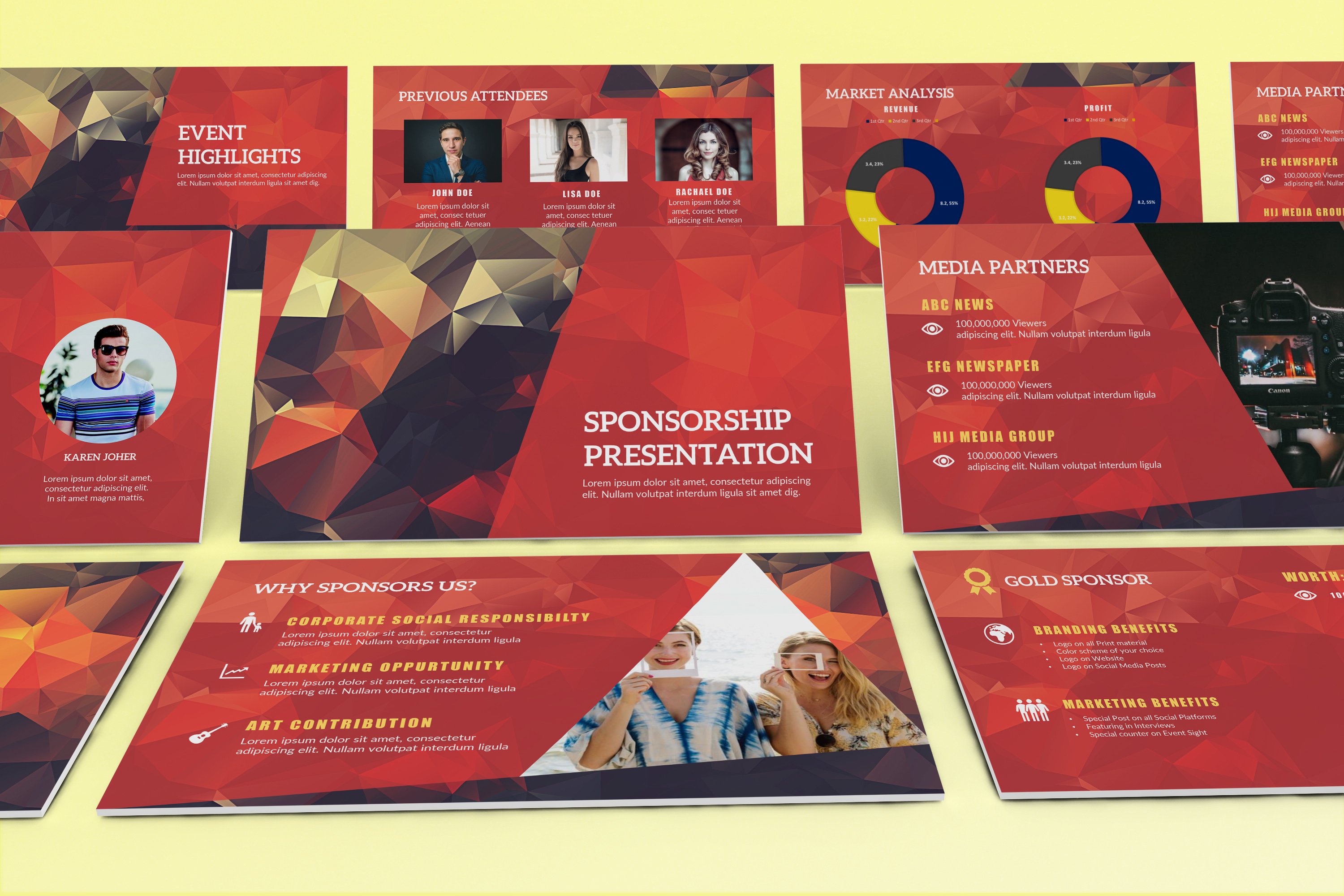 Sponsorship Presentation (571007) | Powerpoint | Design Bundles