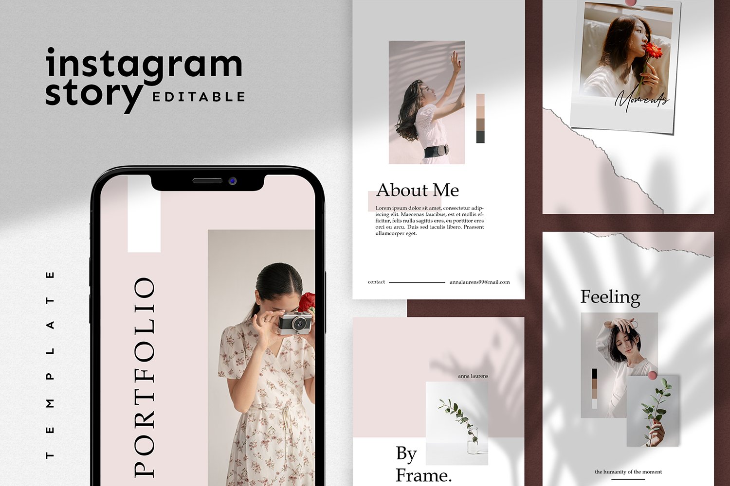 Instagram Story Template (564774) | Websites | Design Bundles