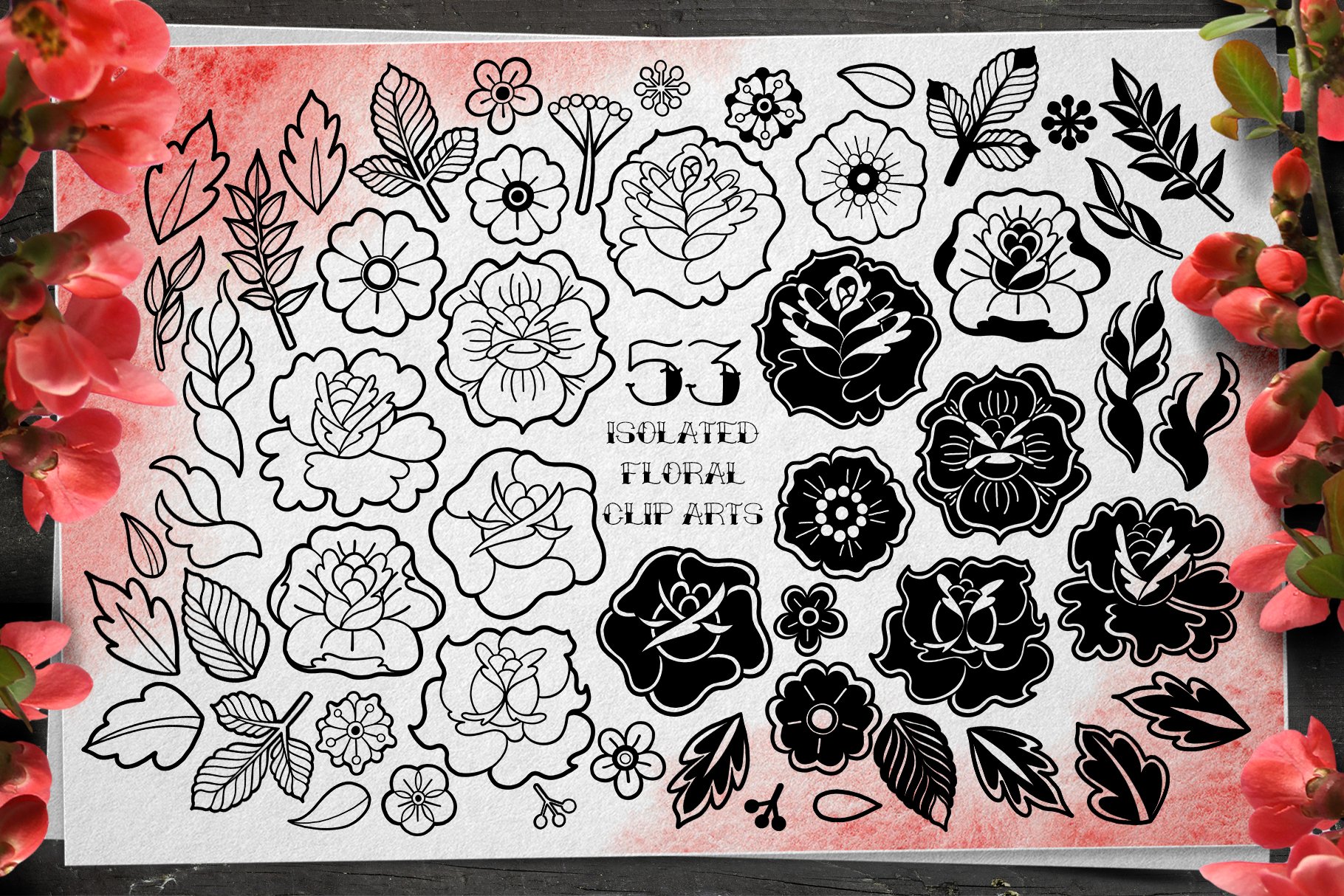 Old school - coloring pages (83189) | Illustrations | Design Bundles