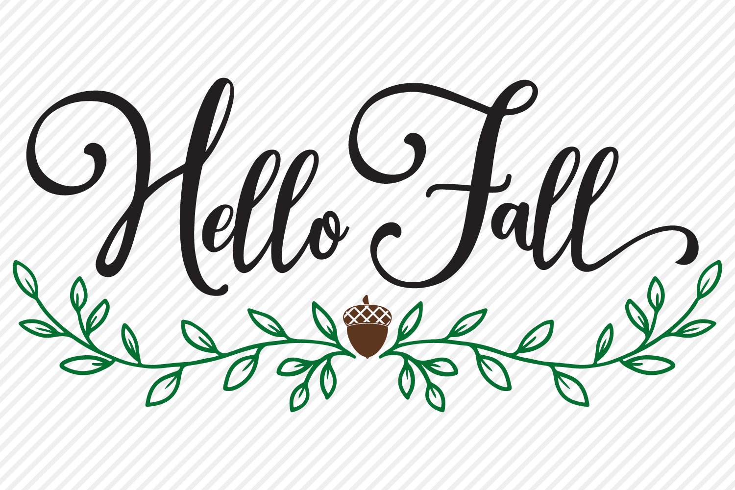 Hello Fall SVG, Cut File, Fall Shirt Design, Thanksgiving (366058 ...