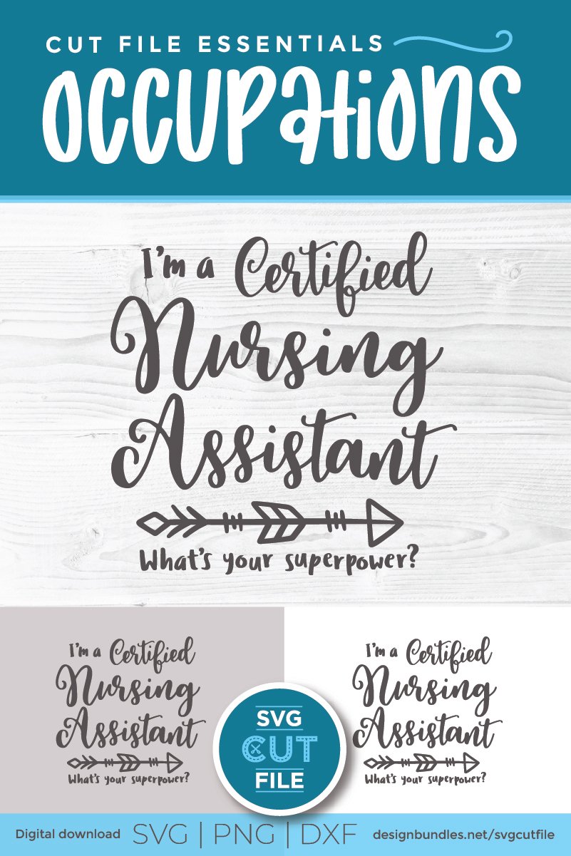 CNA Super Power svg - a certified nursing assistant svg file (620736 ...