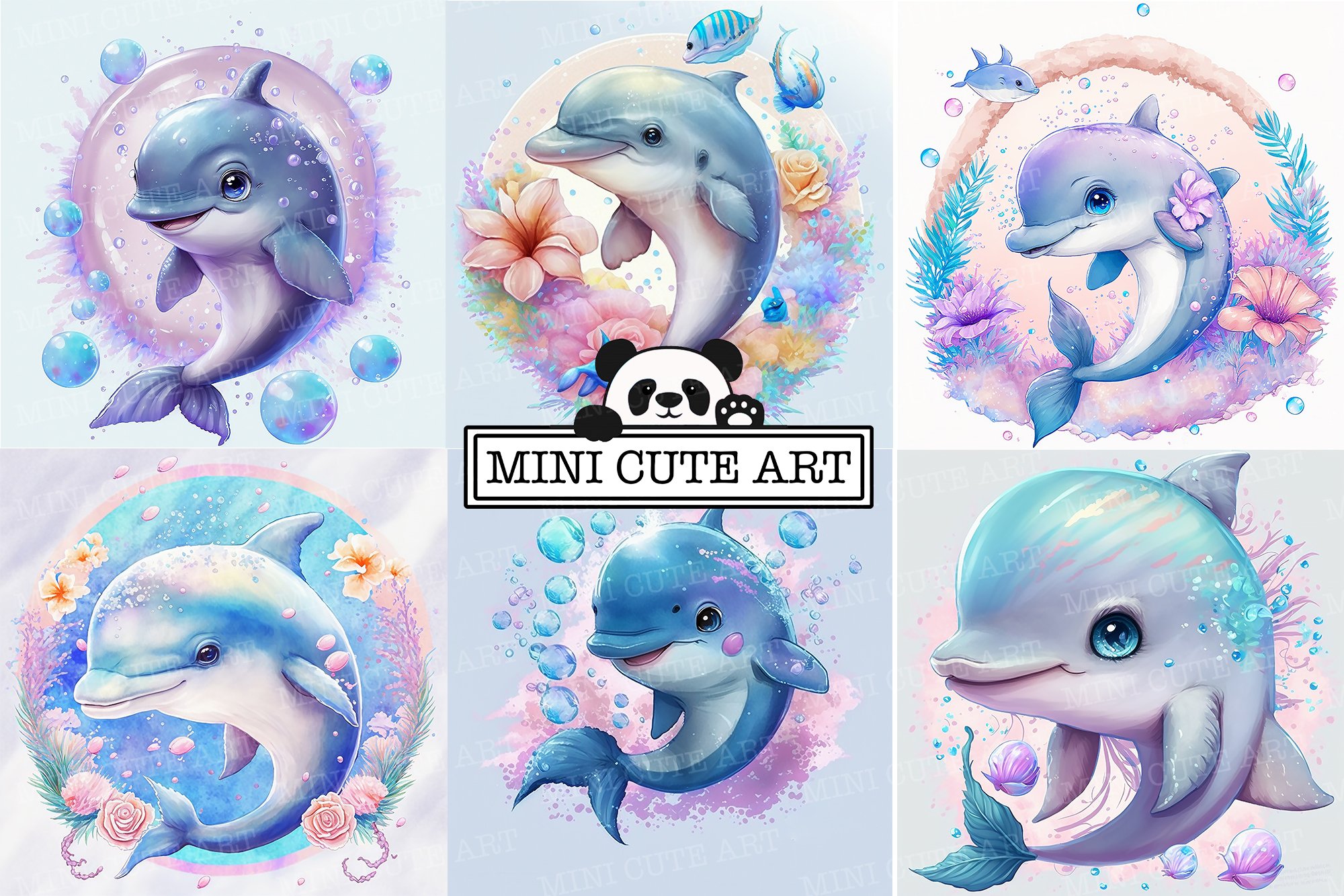 Cute Dolphin Art