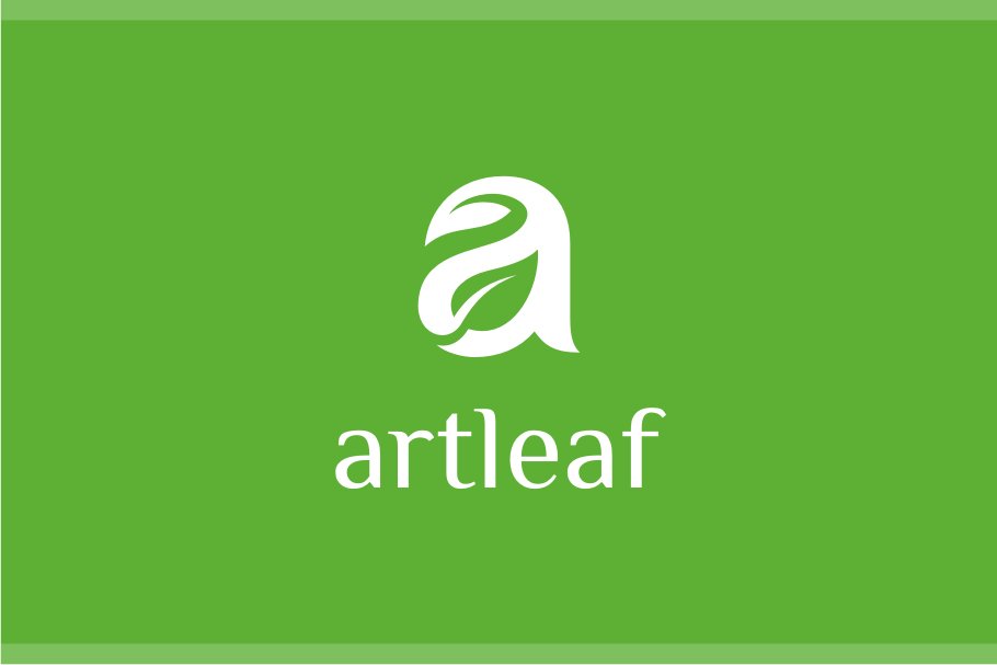 Art Leaf - Letter A Logo (1763650) | Logos | Design Bundles