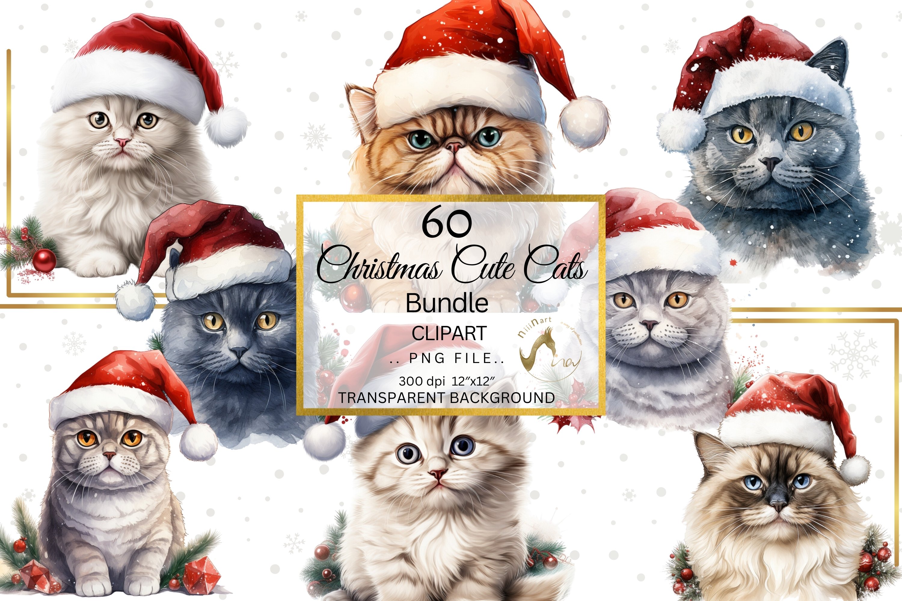 Cute Christmas Cats