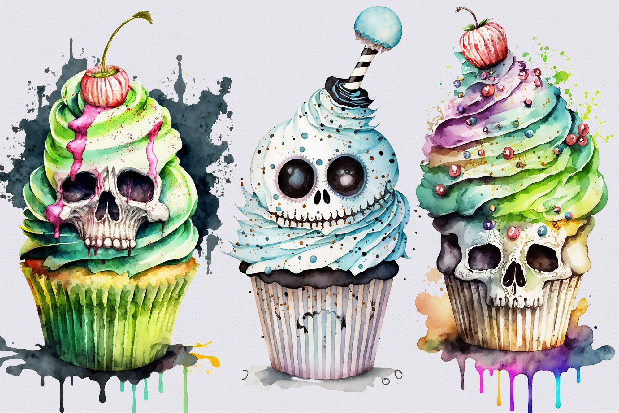 Autumn Cupcake Clipart