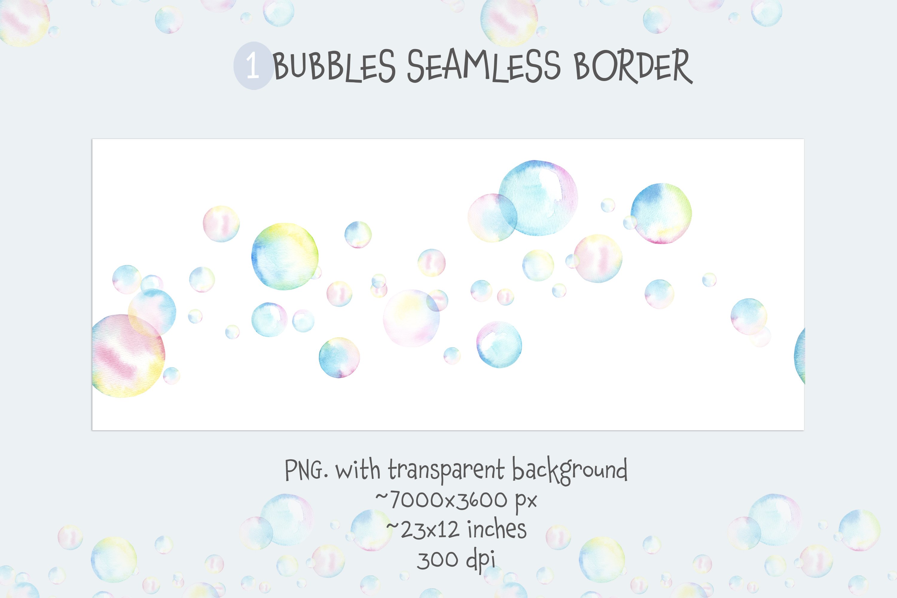 Bubbles Border