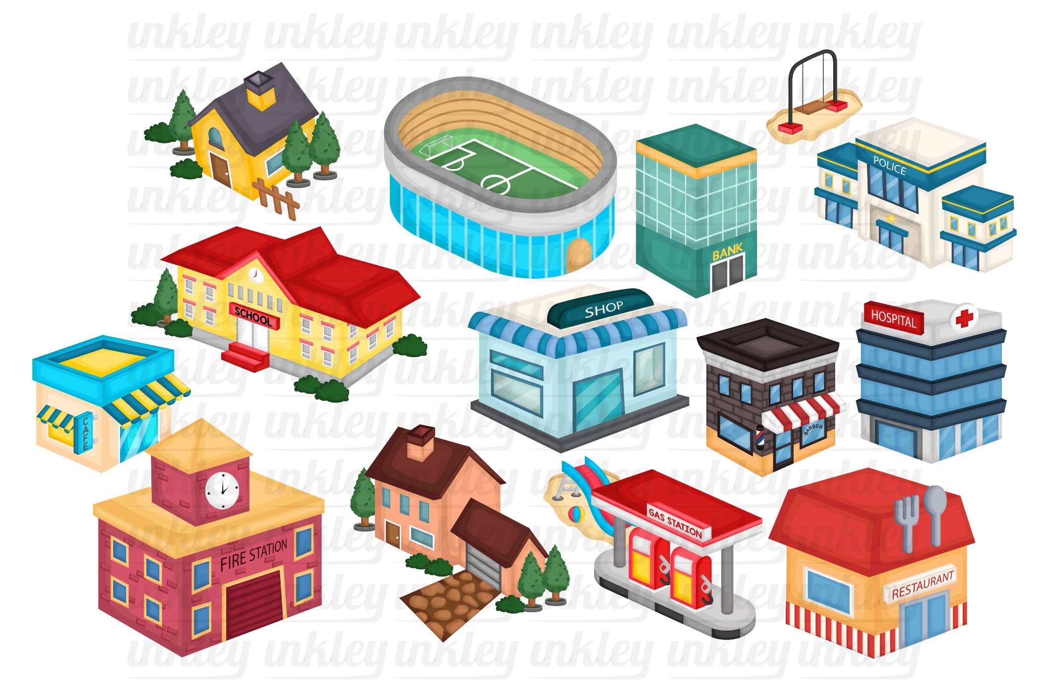Buildings Clipart